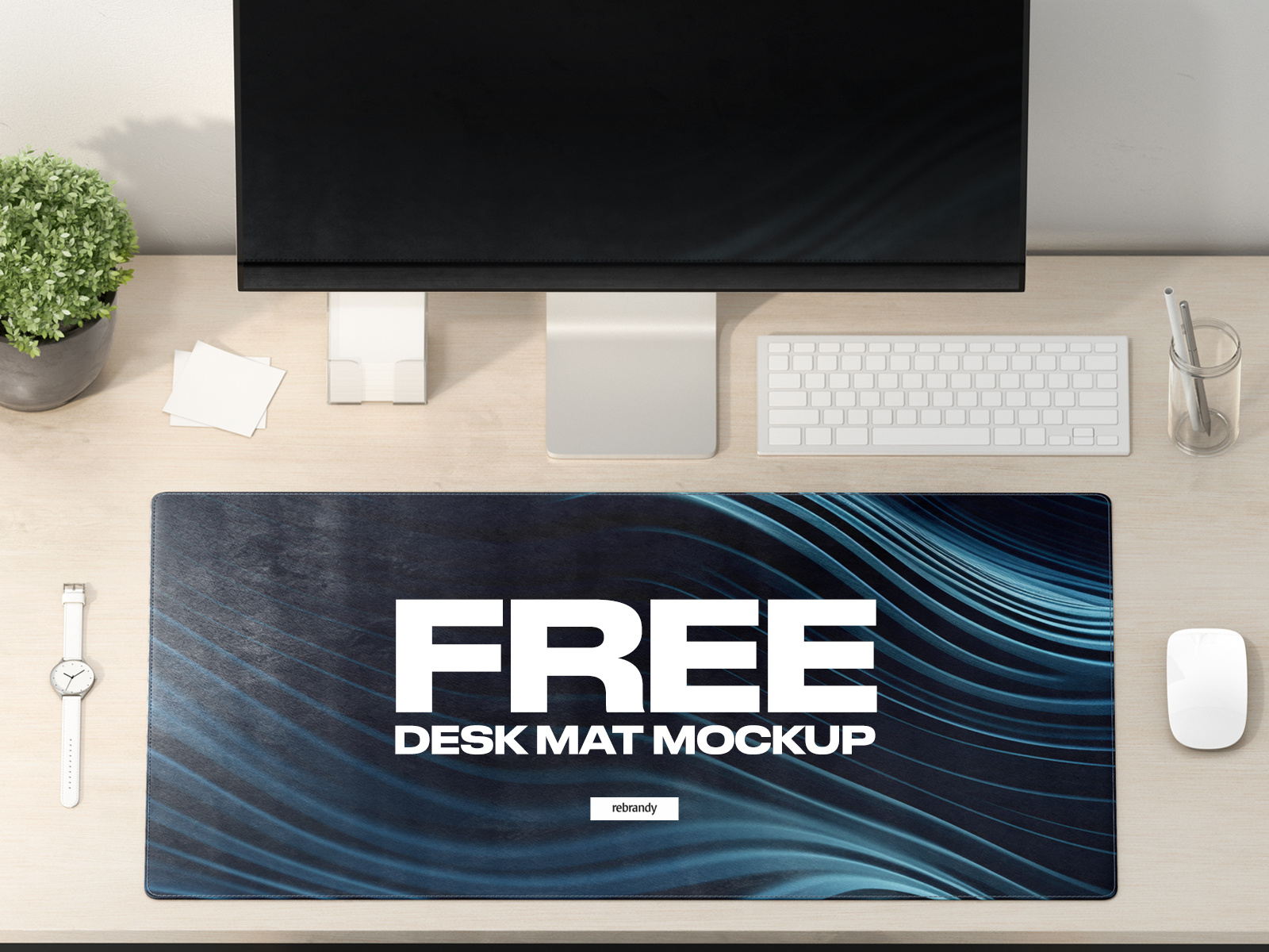 Free Desk Mat Mockup by Alexandr Bognat on Dribbble