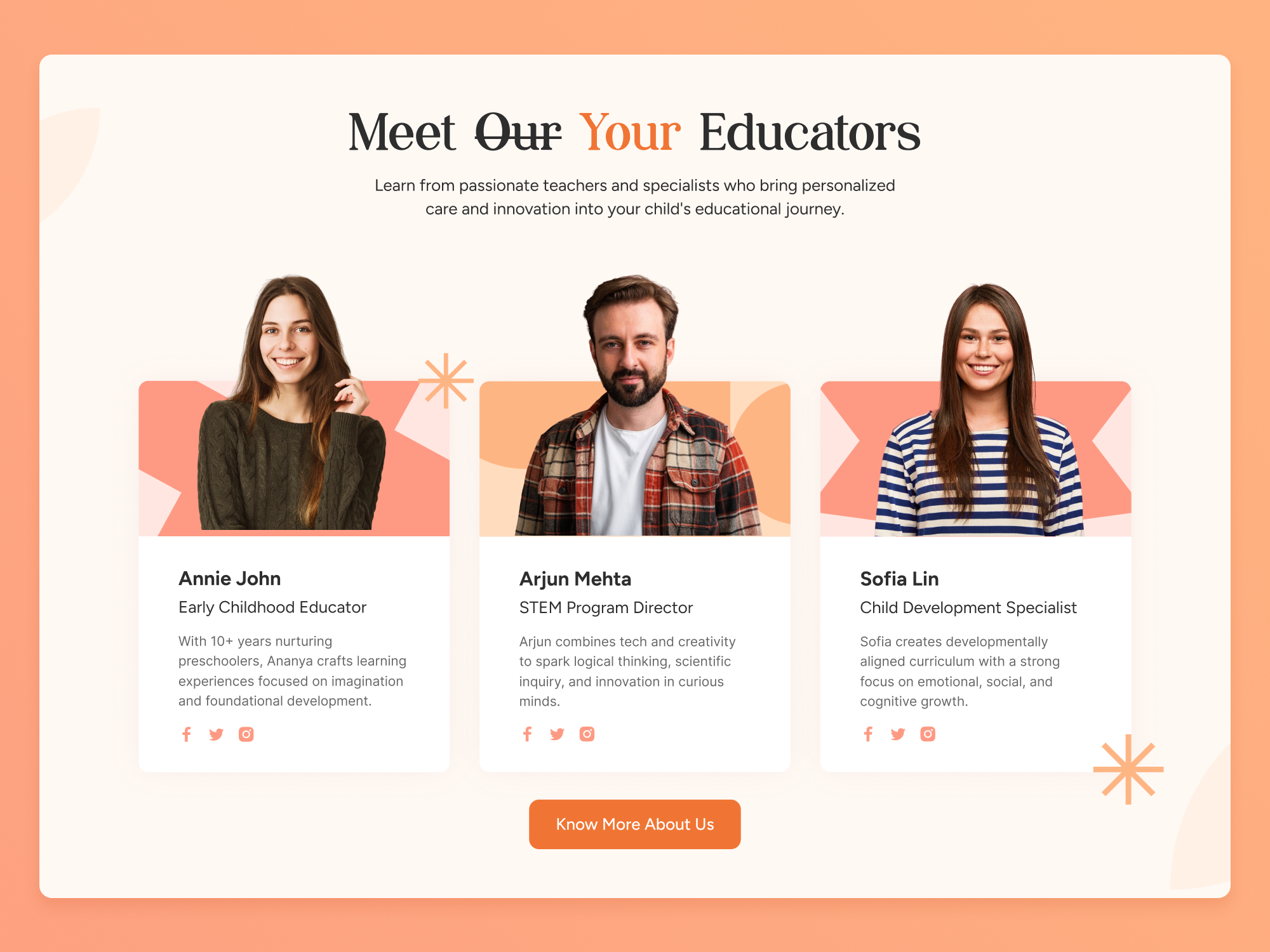 Edutech Landing/Home Page UI - Brightnest by ProAmey for ProCreator ...