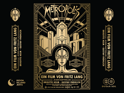 Metropolis Poster by Dusan Sol on Dribbble