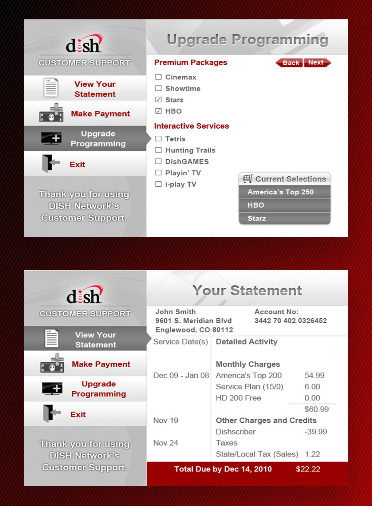 Throwback Thursday - Dish Network Customer Support TV App by Benni ...