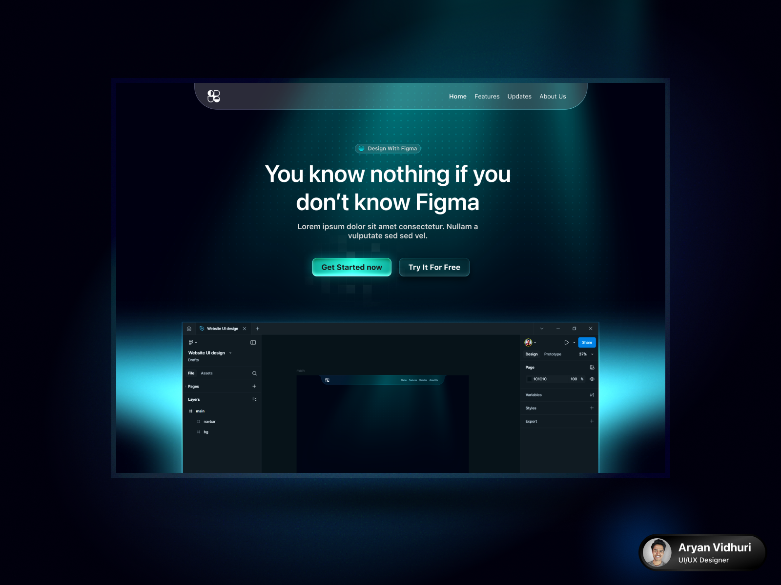 Modern Website UI Design by Aryan Vidhuri on Dribbble