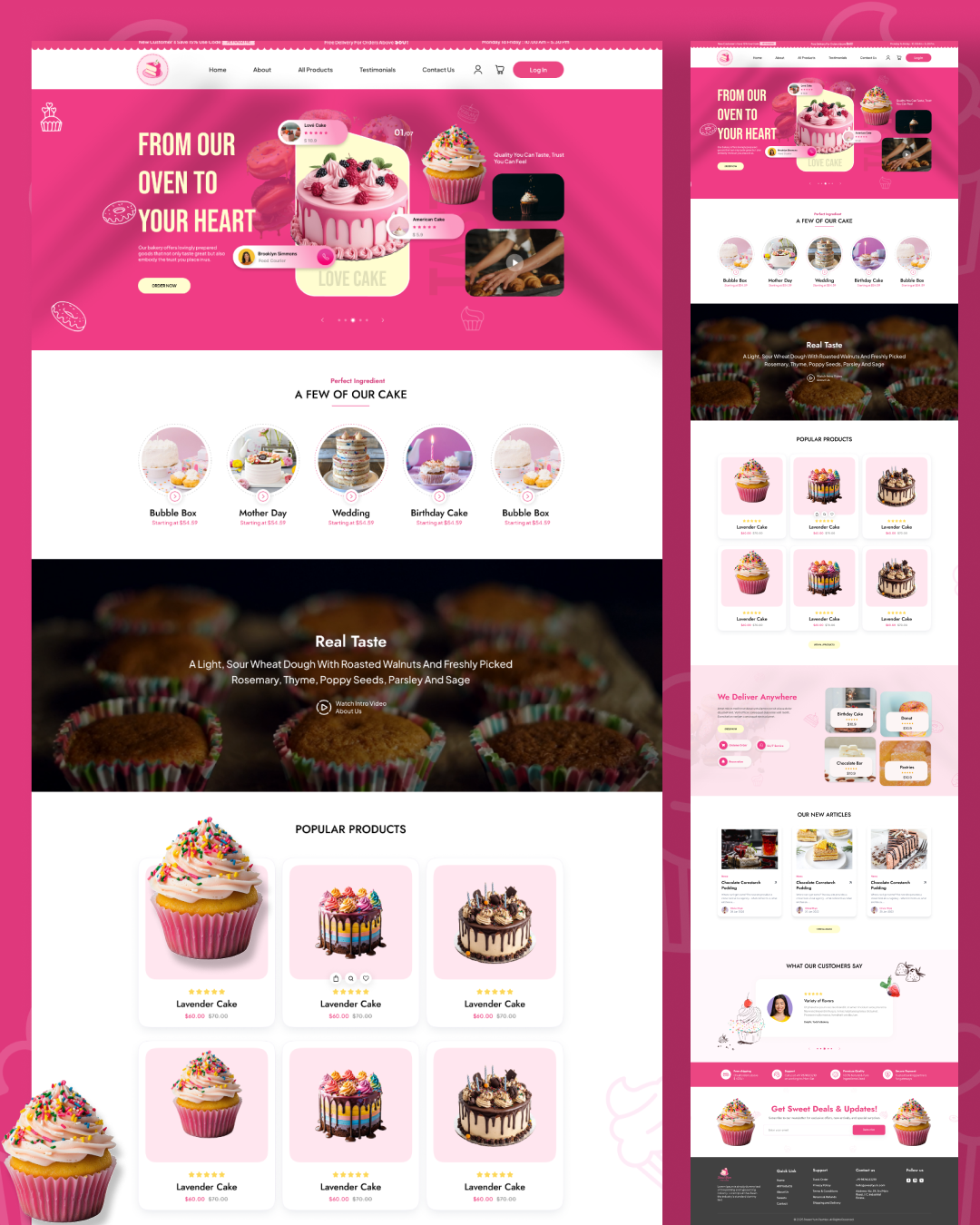Browse thousands of Cake Shop images for design inspiration | Dribbble