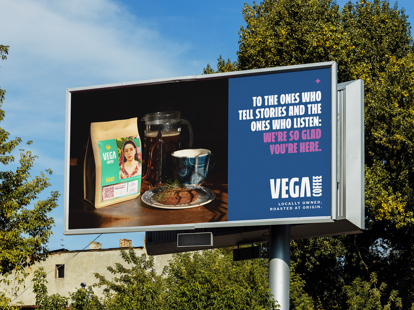 Vega Coffee Billboard Ad by Gretel Gorondon on Dribbble