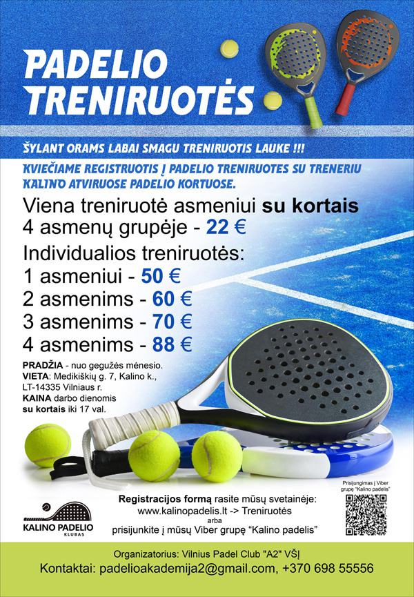 Posters for padel club by Vytenis Tolutis on Dribbble