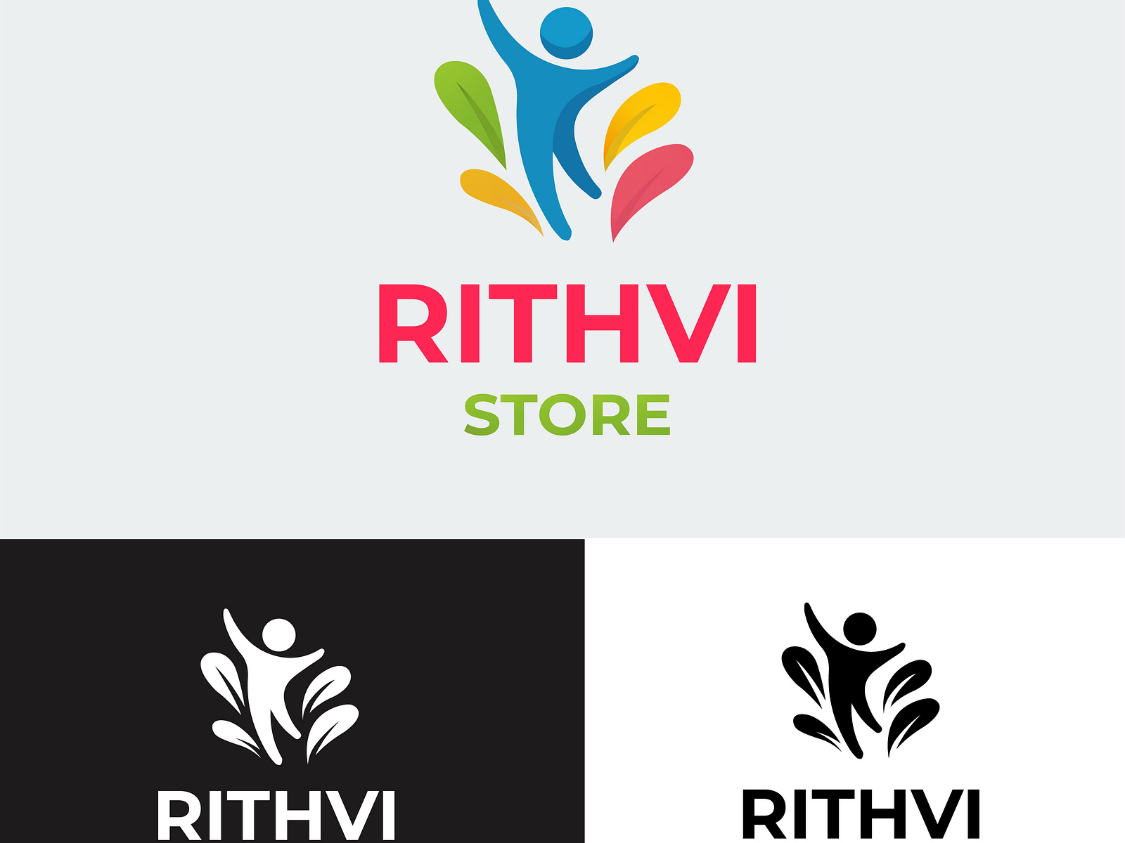 RITHVI STORE Logo Design by Oblivion Vault on Dribbble