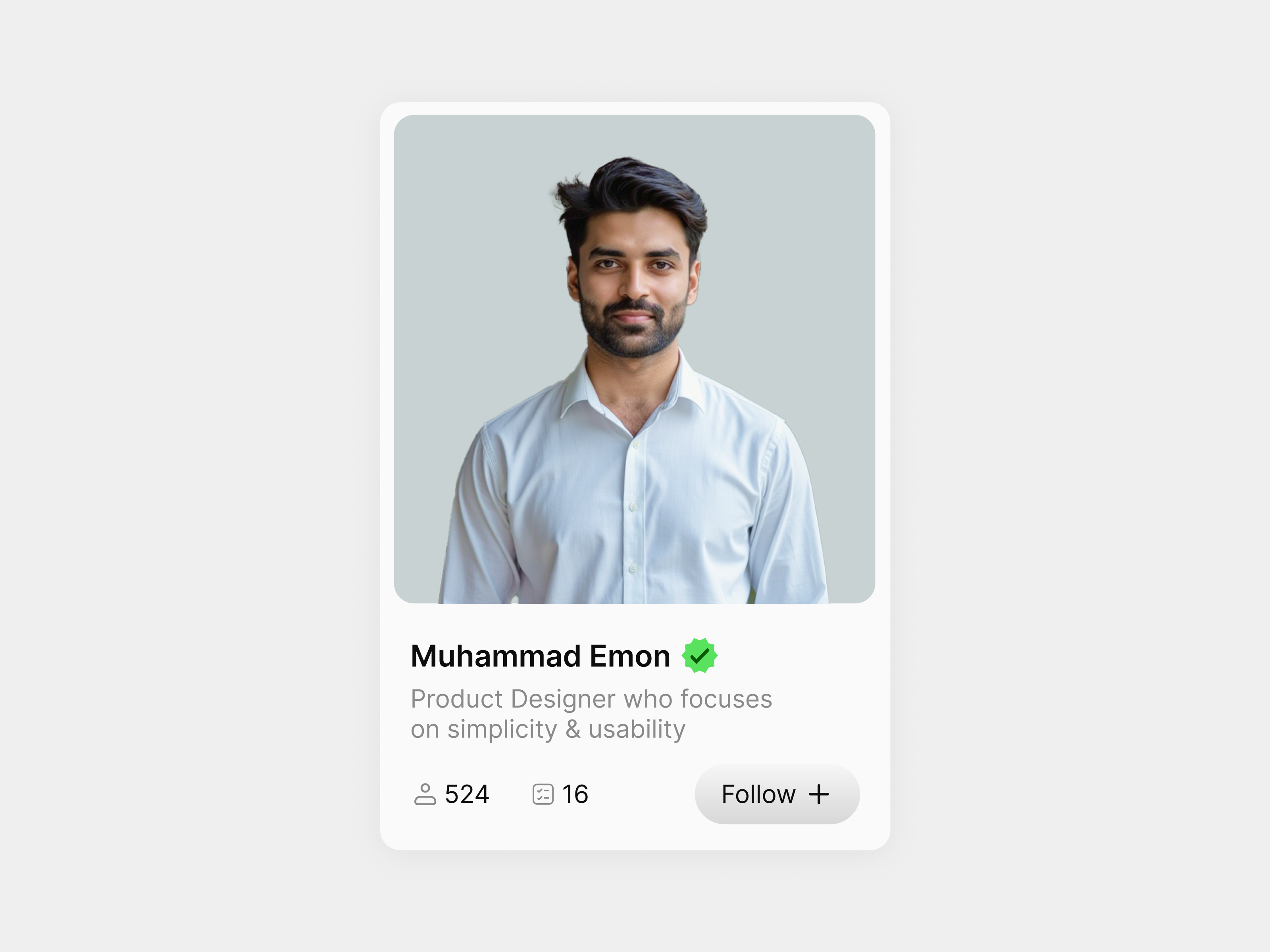 Which Profile Card is Better? Profile Card UI by Muhammad Emon on Dribbble