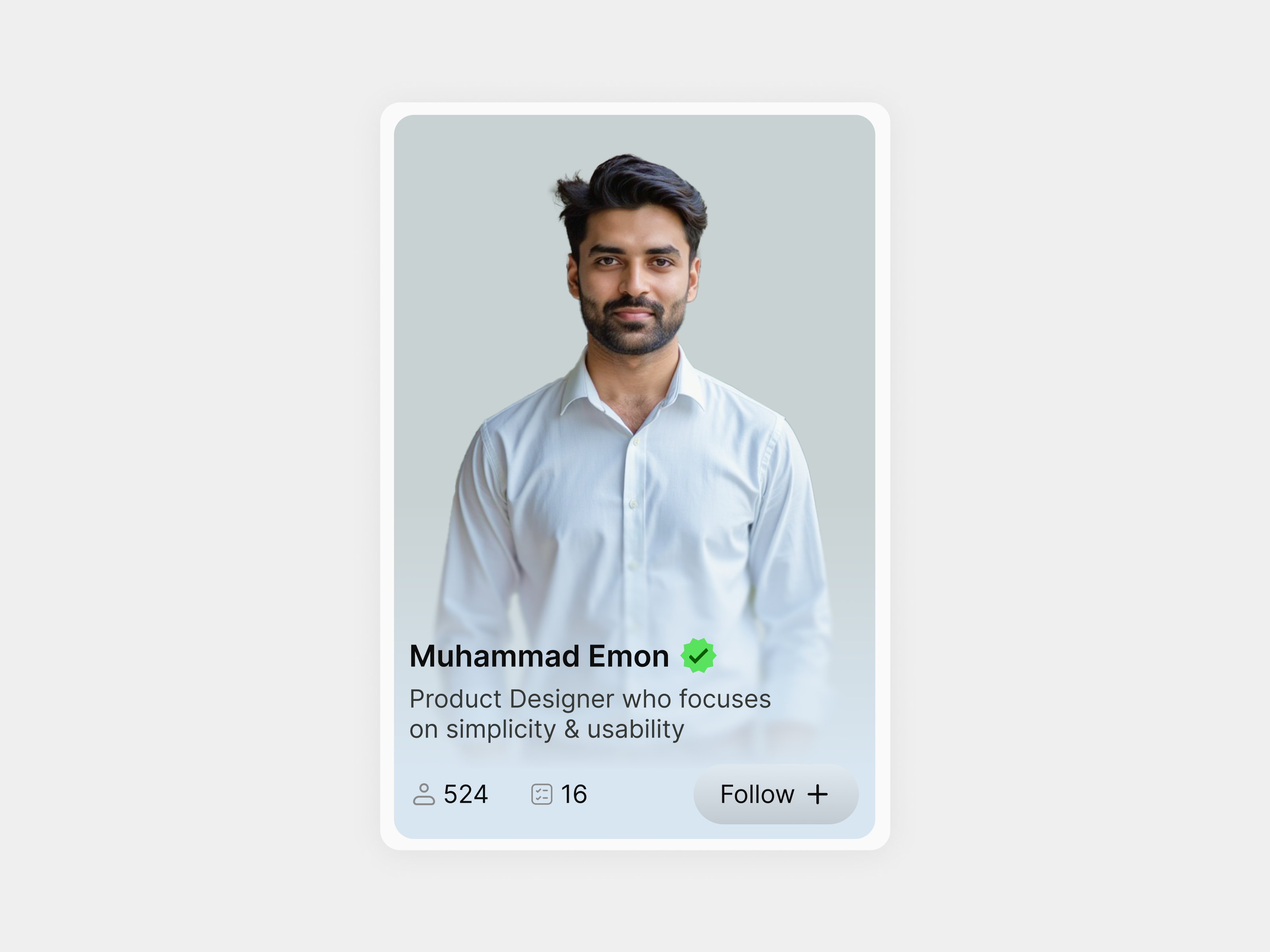 Which Profile Card is Better? Profile Card UI by Muhammad Emon on Dribbble