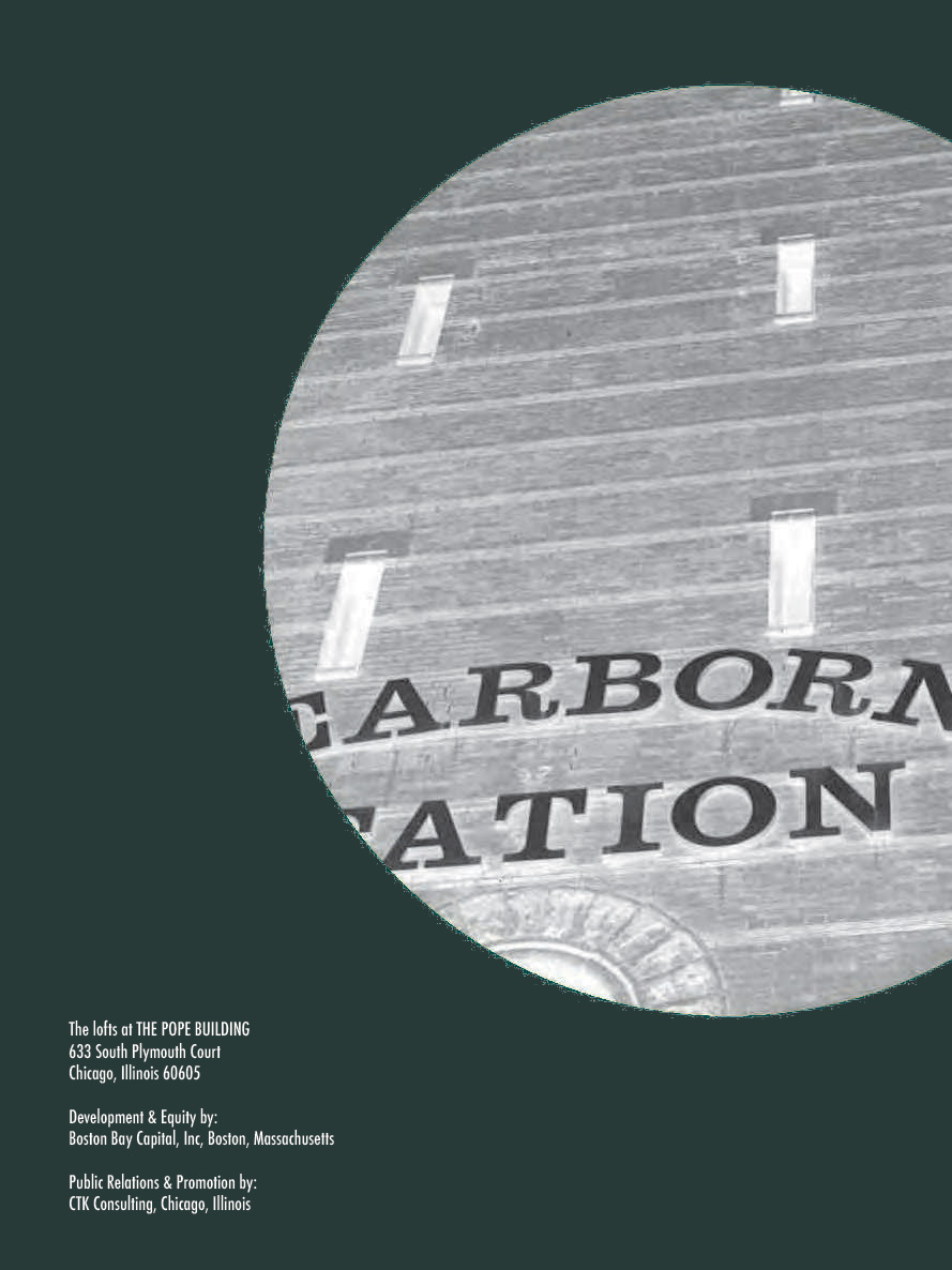 Illustrated Map and Brochure for the Pope Building by Nathalie ...