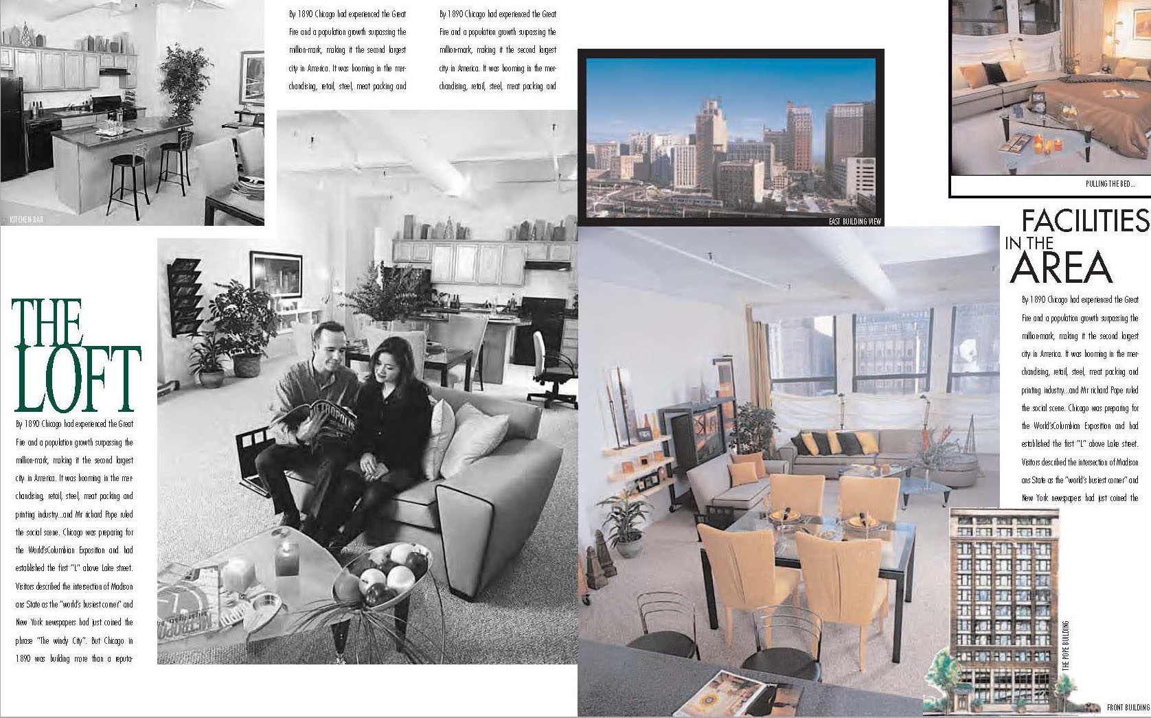 Illustrated Map and Brochure for the Pope Building by Nathalie ...