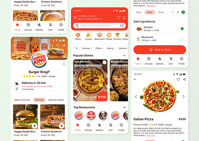 Browse thousands of Food App Home Screen images for design inspiration ...