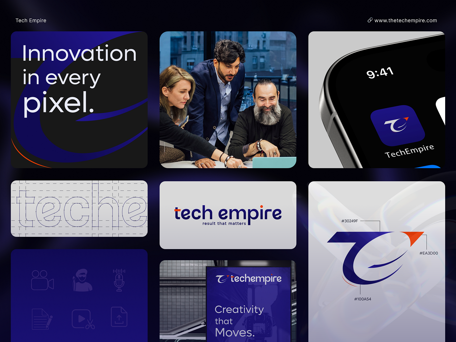 Tech Empire – Portfolio & Identity Design by Tech Empire on Dribbble