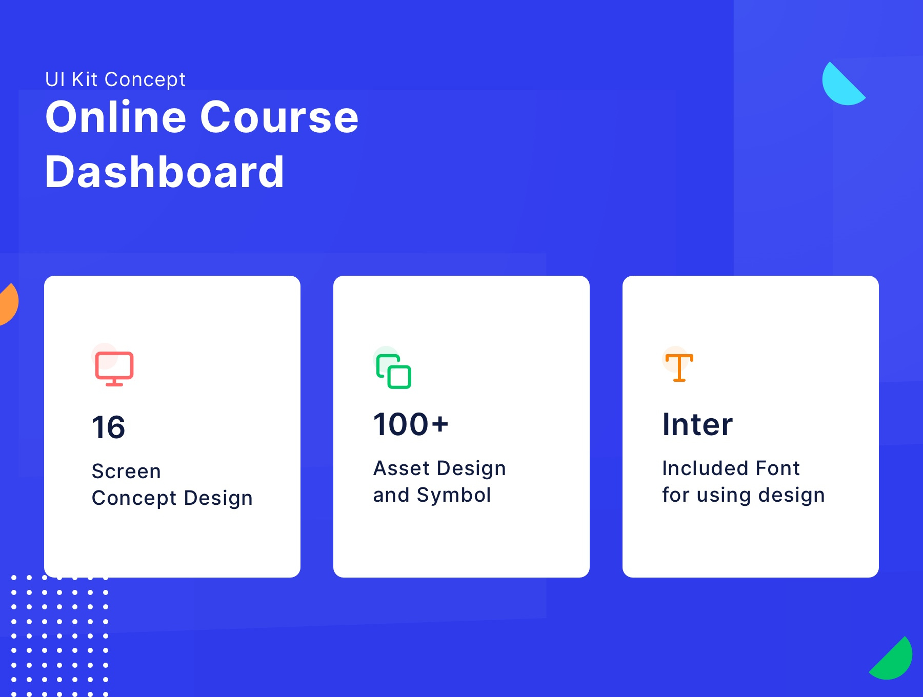 Online Course Dashboard UI Kit by Jonny Studio on Dribbble
