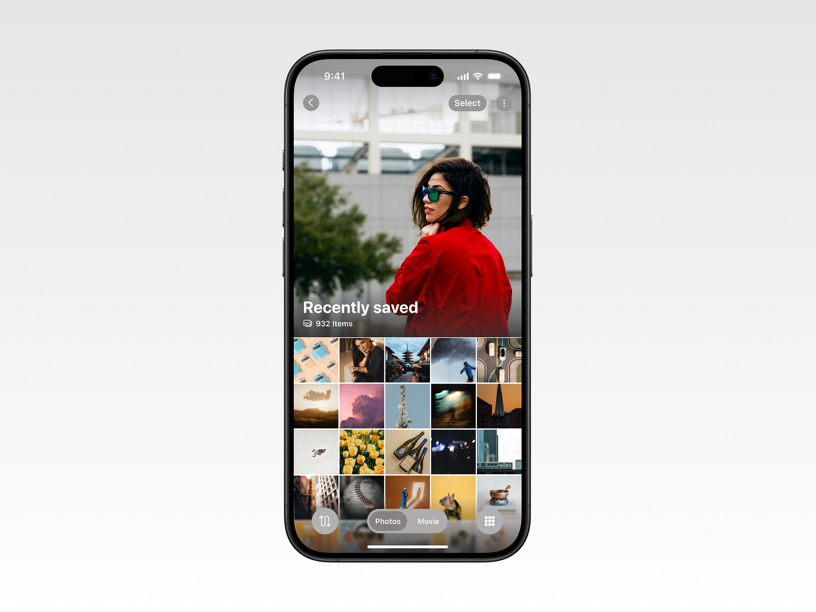 Progressive blur in iOS Gallery app by Kasun Nishshanka on Dribbble