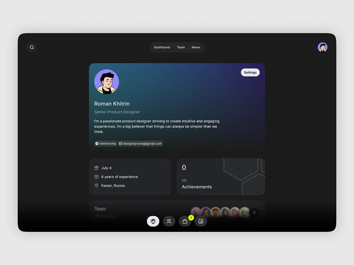 Browse thousands of Mini Widget images for design inspiration | Dribbble