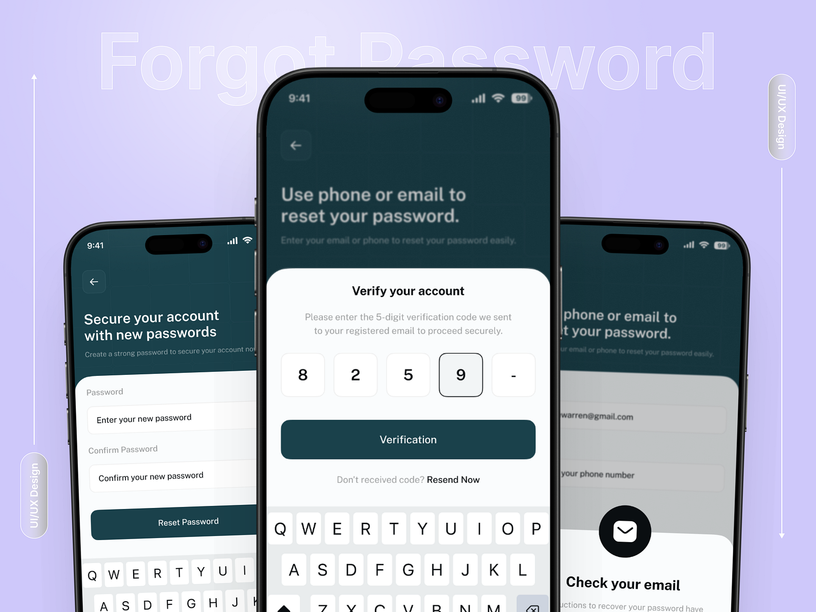 Forgot Password UIUX by Sagor Shopon 🔥 for Design Veli on Dribbble