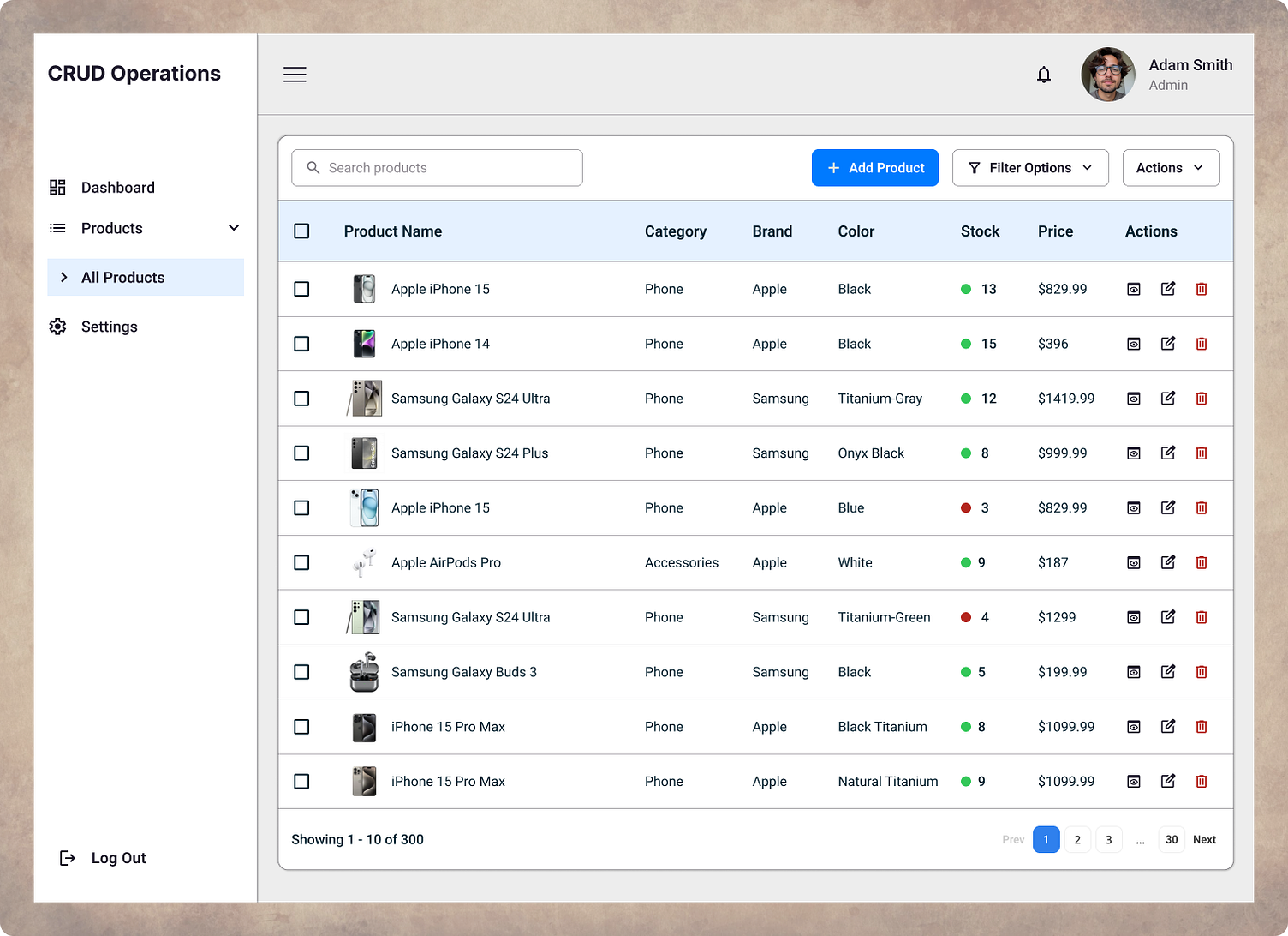 CRUD Operations by Zahidul Islam on Dribbble