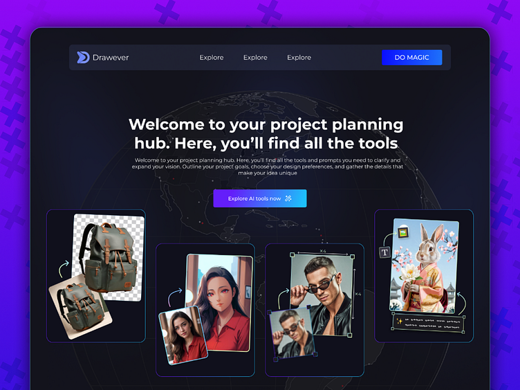 Landing page Dark mode UI design by ismail oukhrib on Dribbble