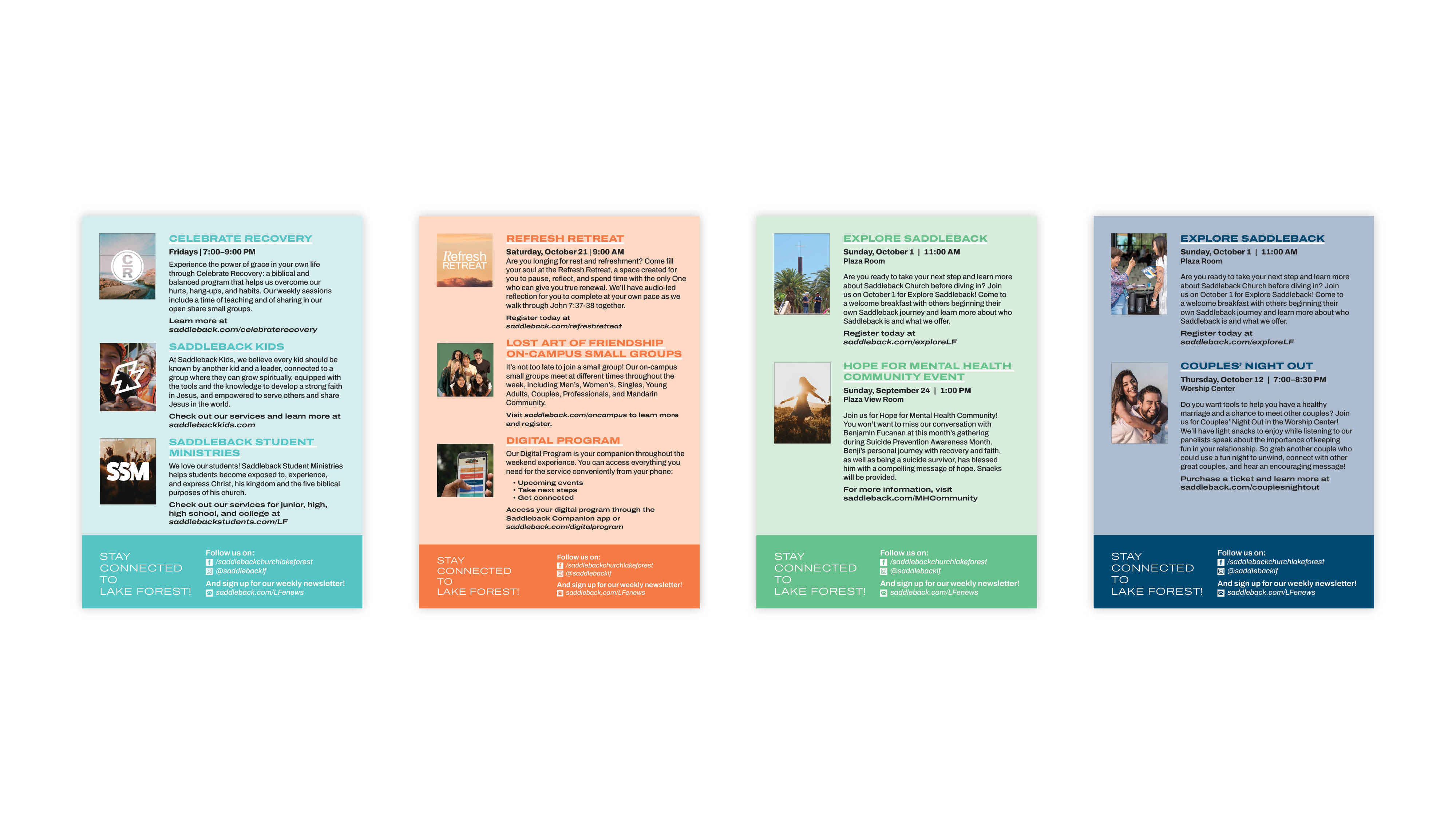 Calendar Flyers by Carrie Segrist on Dribbble