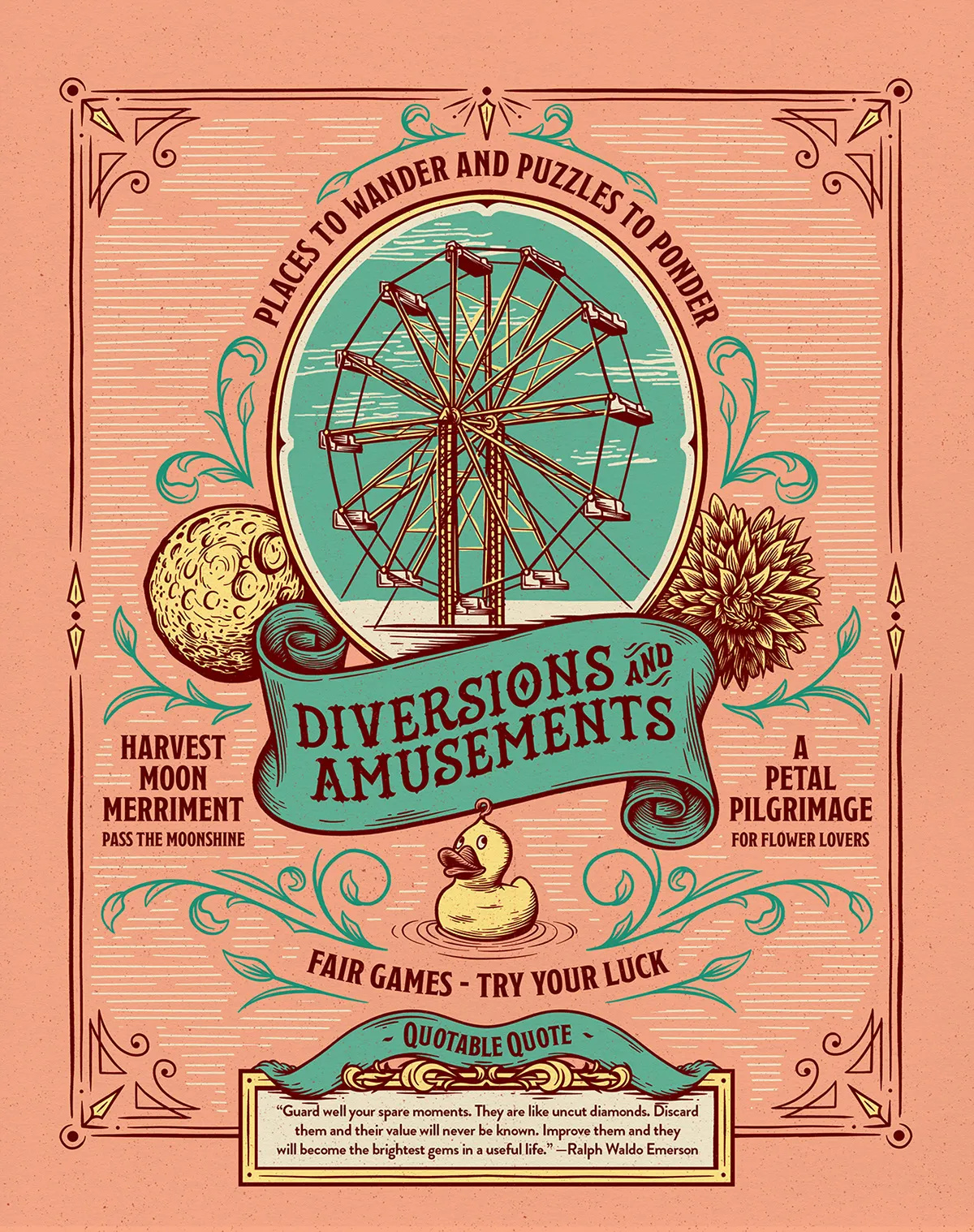 DIVERSIONS AND AMUSEMENTS - GRAPHICS INSPIRED ON AMUSEMENT PARK by ZK ...