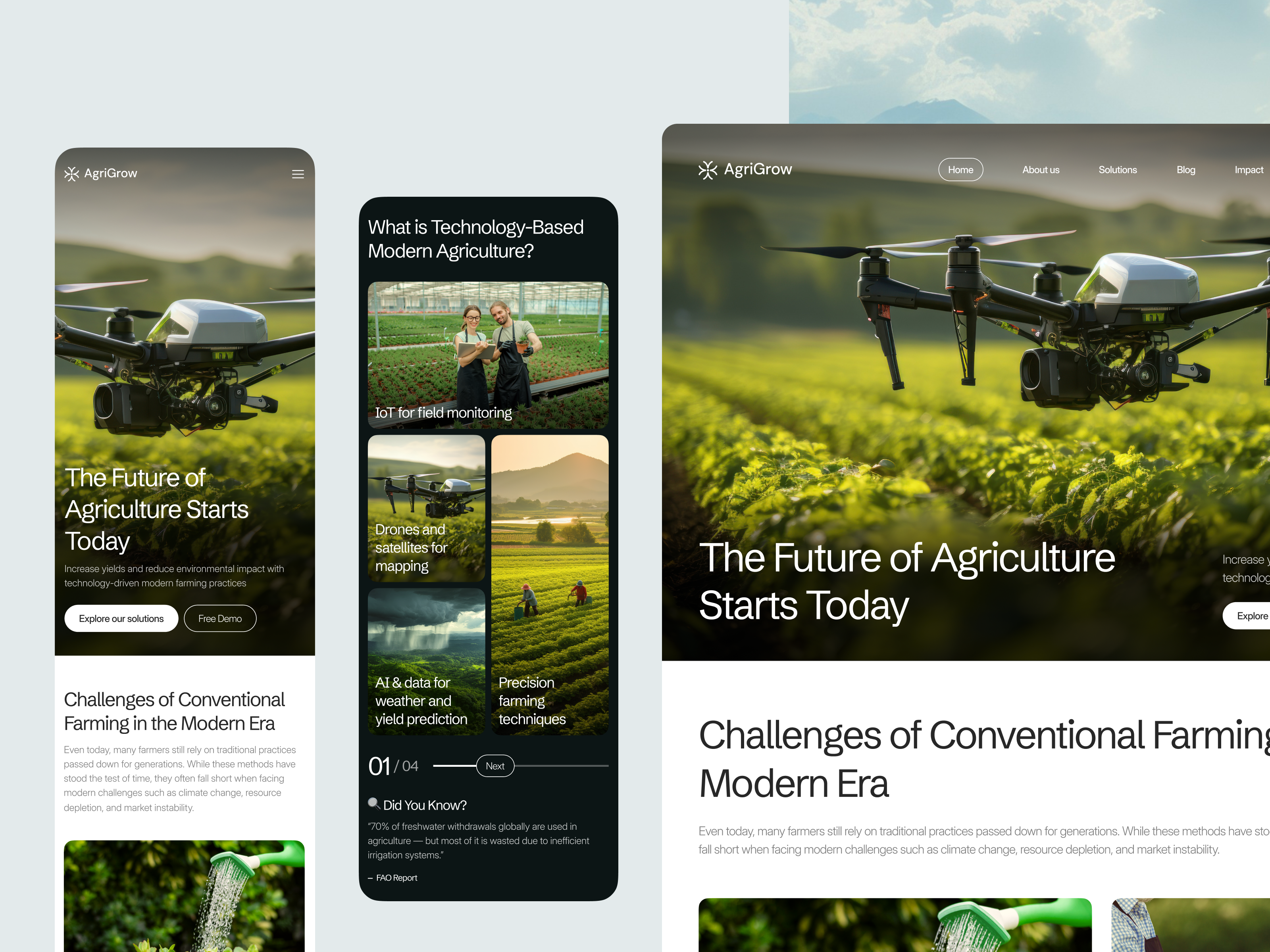 AgriGrow - Responsive Landing Page by Alvian Teddy Cahya Putra 👨🏻‍🎨 for ...