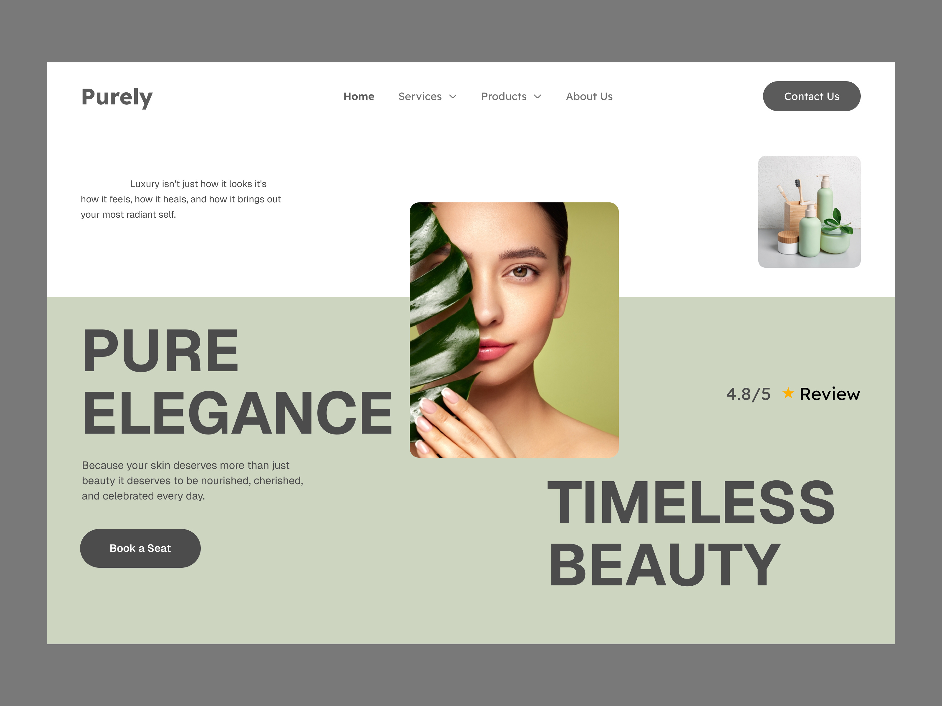 Skin Care Website designs, themes, templates and downloadable graphic ...