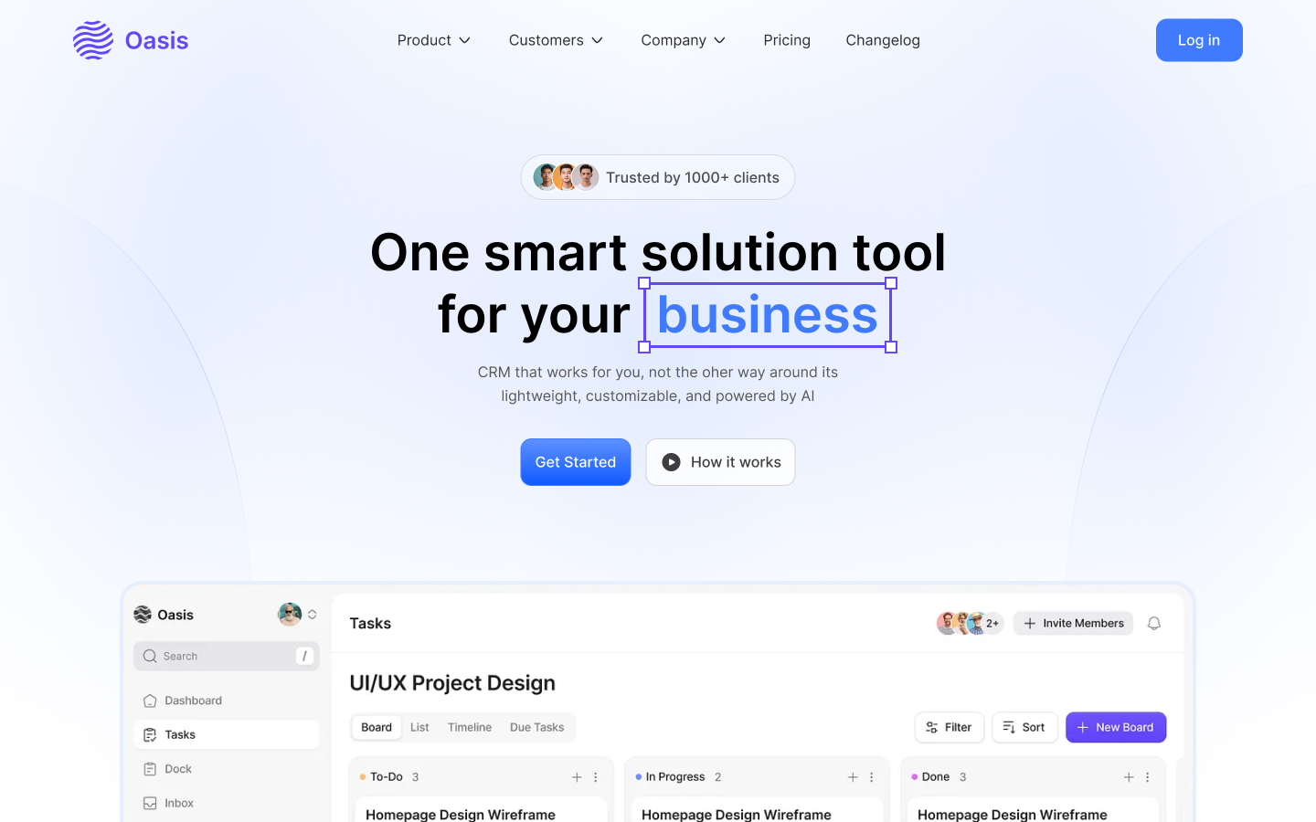 Minimal Hero section by Faisal Ahmed on Dribbble