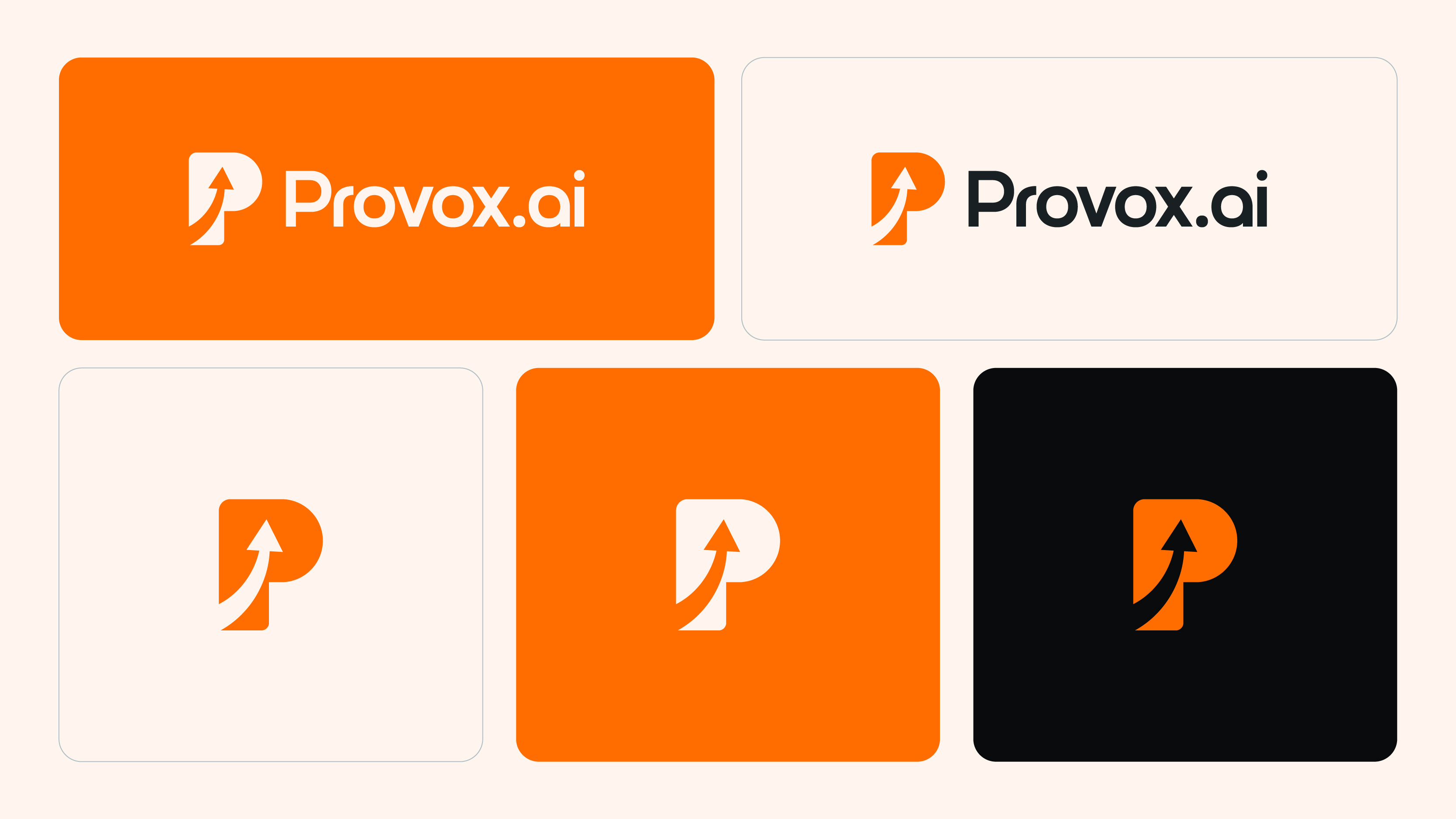Provox.ai – Letter P Logo with Arrow for AI & SaaS by Nazmul Hossan | Freelance Brand Designer ...