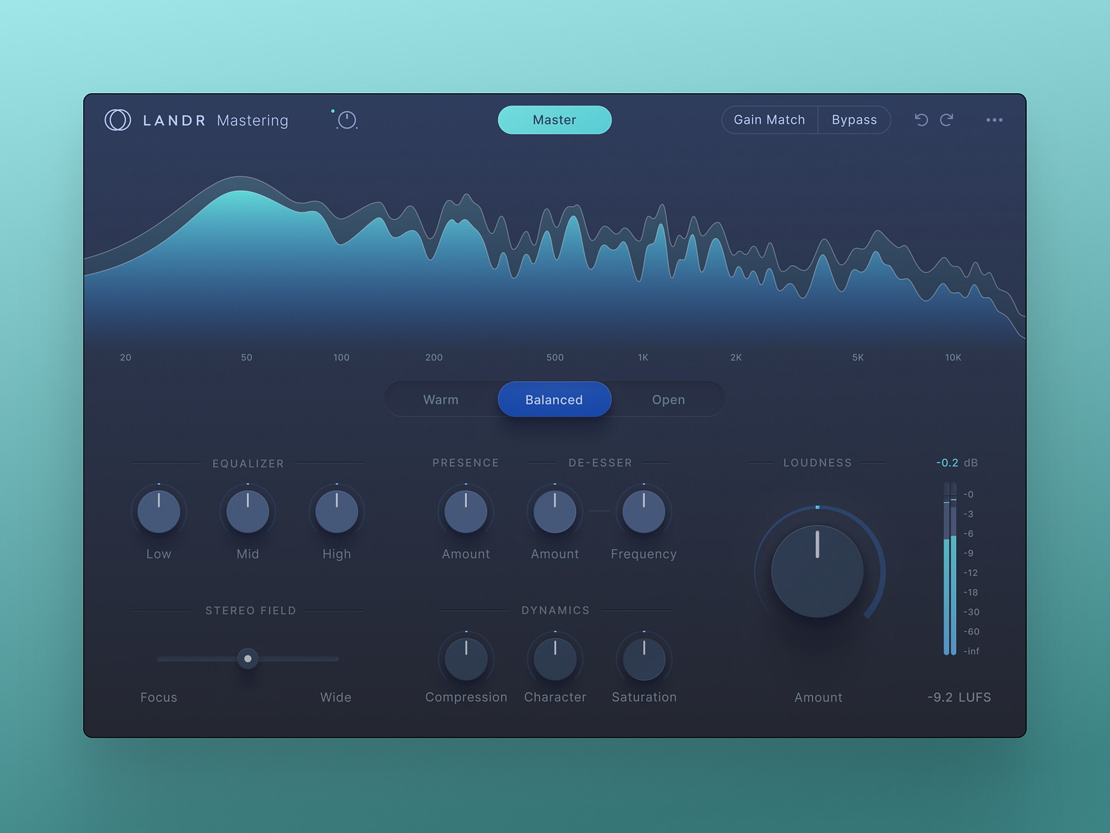 Landr AI-Mastering Vst-Plugin by Resonant Design on Dribbble