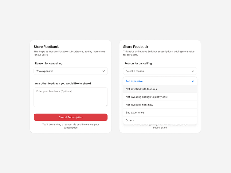 Feedback form by Gowtham on Dribbble