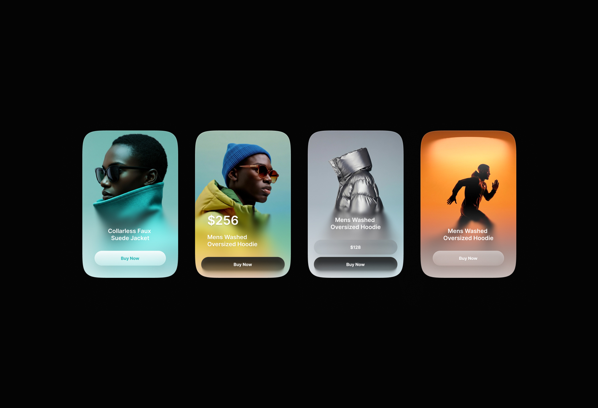 UI Cards for Figma by Live Spline one on Dribbble