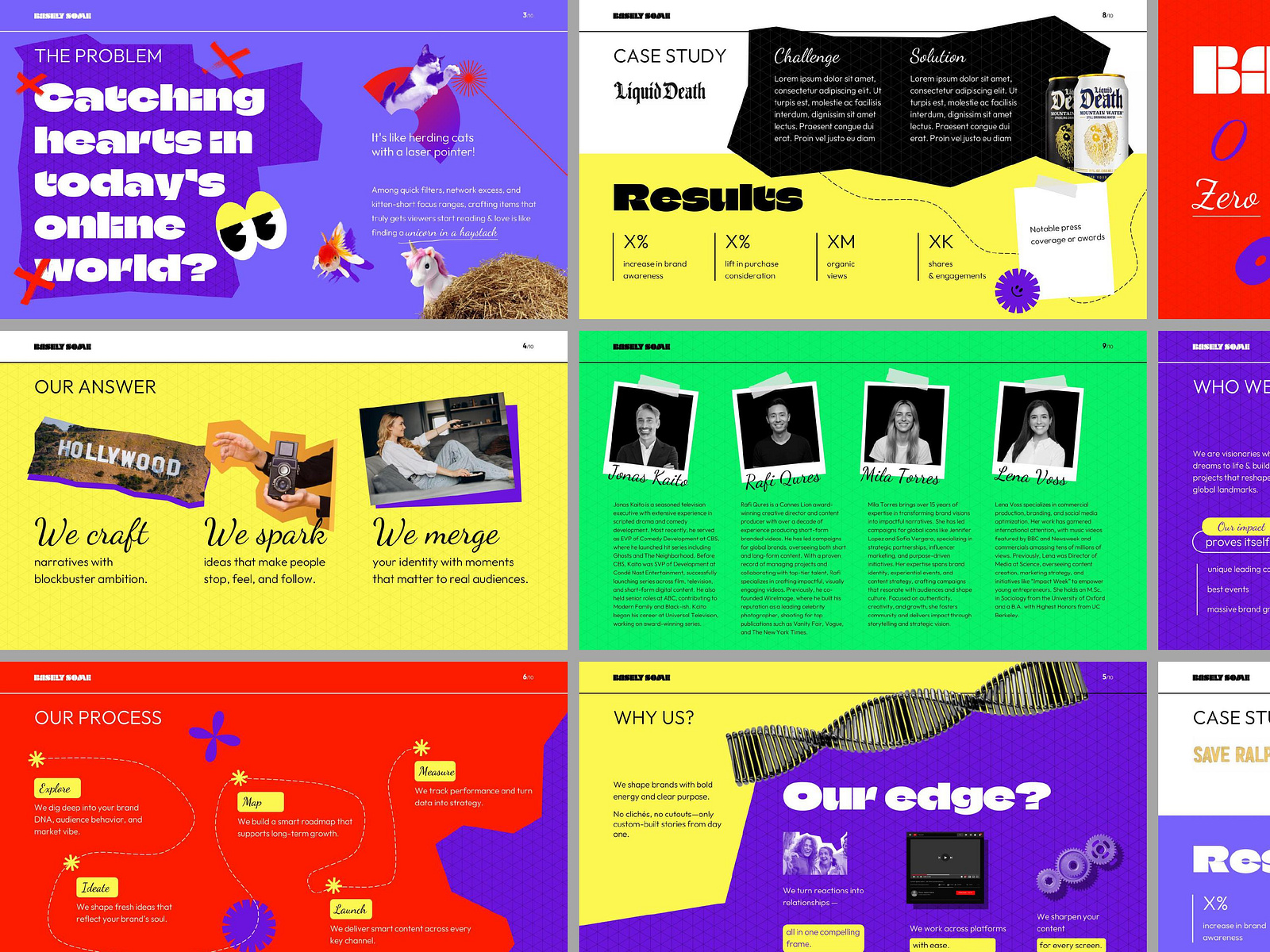 Slide Deck Design for Marketing in PowerPoint by Rostu on Dribbble