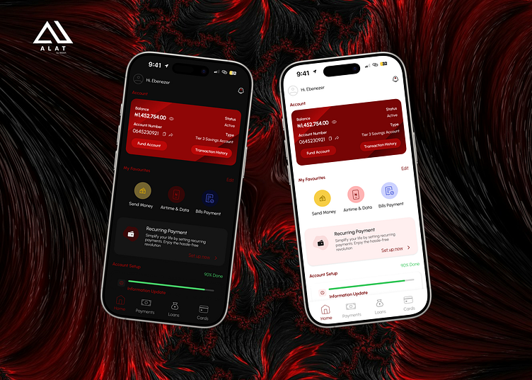 Wema Alat Mobile Banking App by Ebenezer Abioye on Dribbble