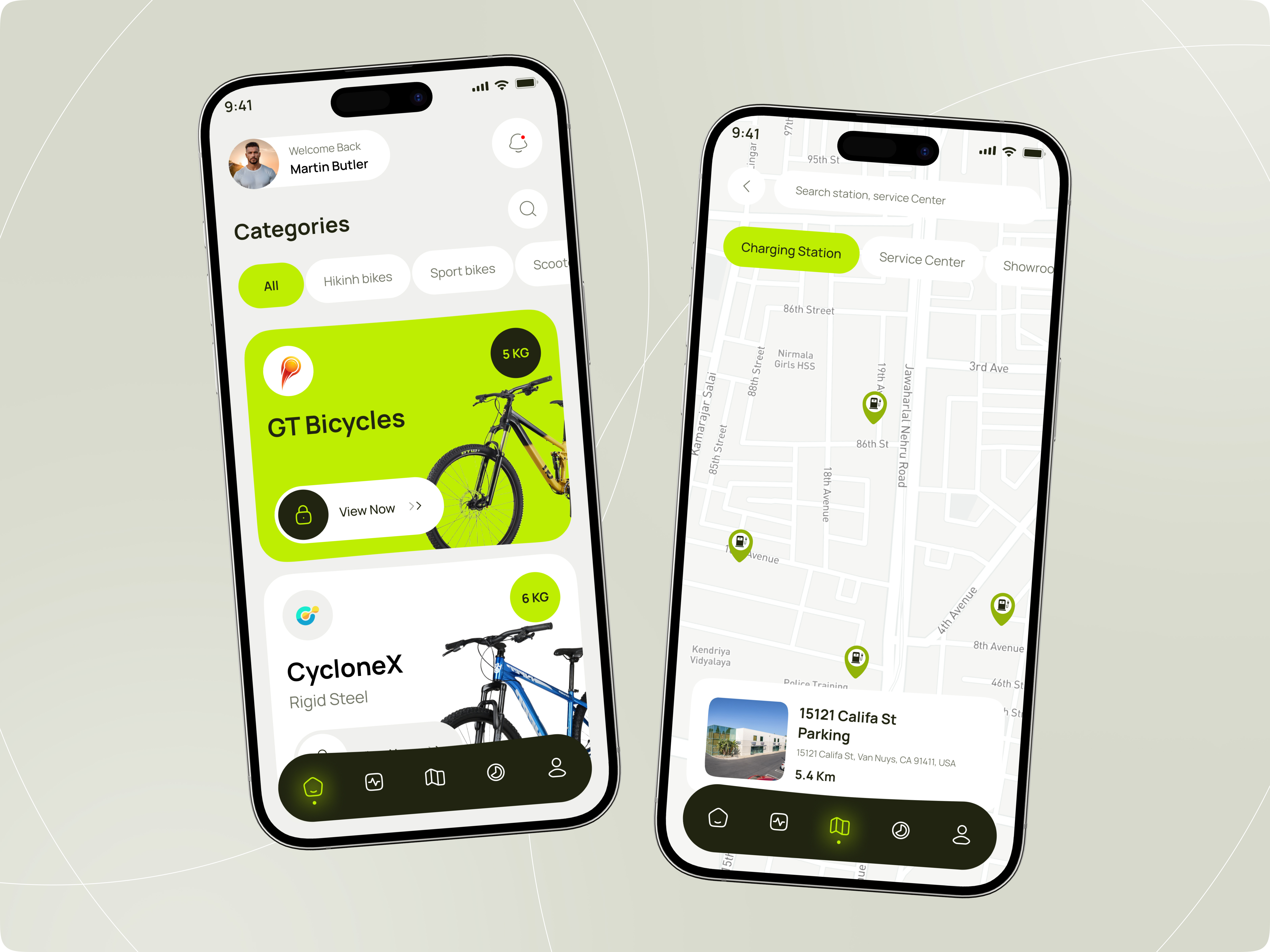 Smart Bicycle Mobile App | Cyclefy by Faruk Hossain on Dribbble