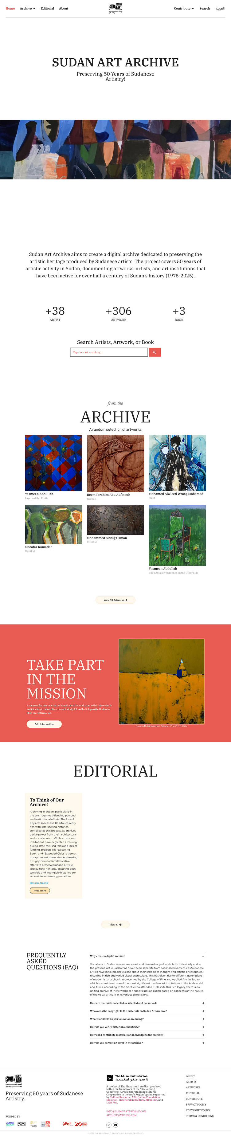Archive Website by Ghassan on Dribbble