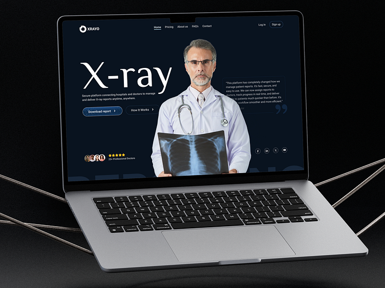 A Real-Time Online X-ray Reporting System by Majidur Rahman on Dribbble