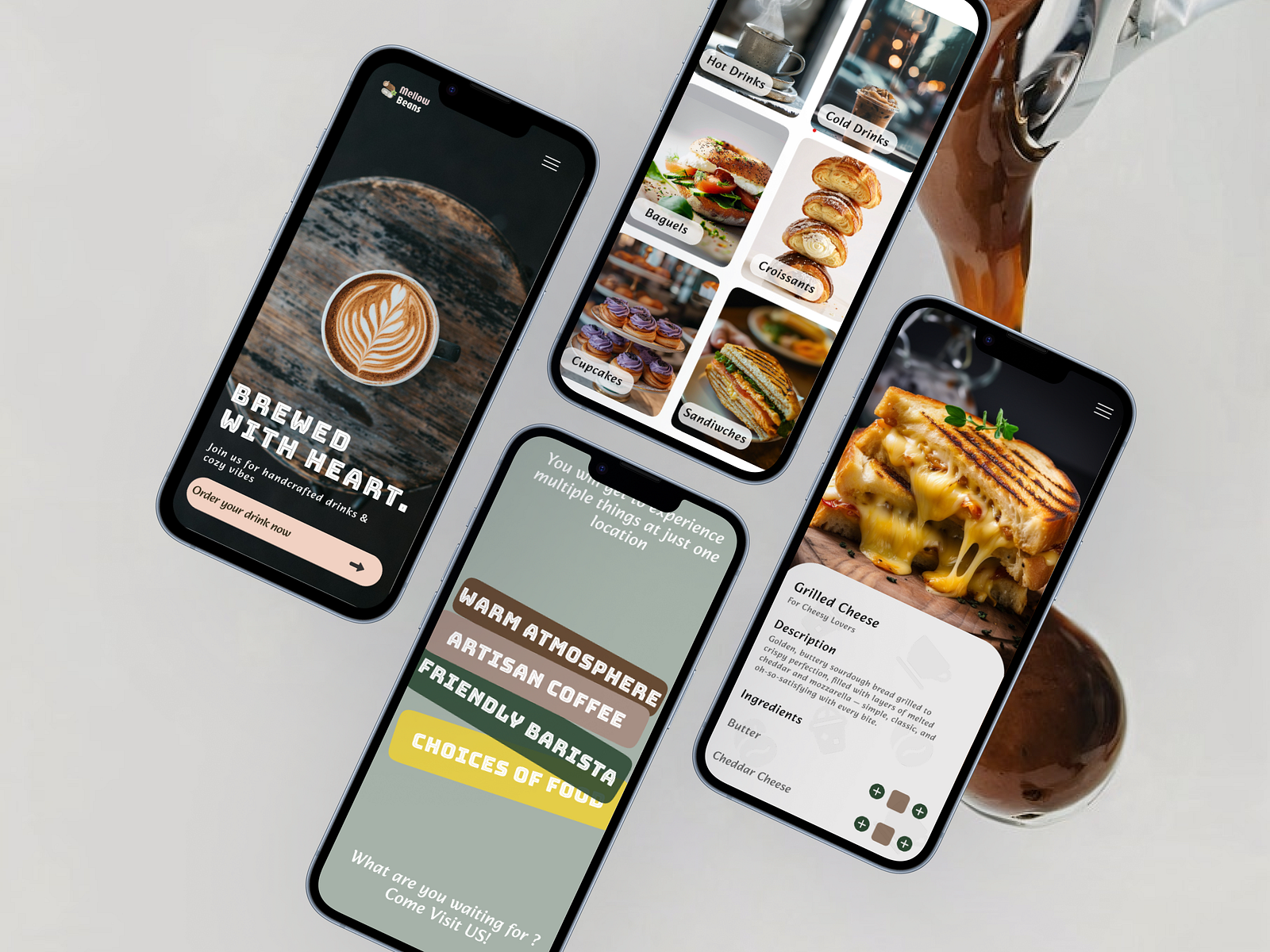 Mellow Beans – Mobile Coffee Experience by Ravneet Kaur on Dribbble