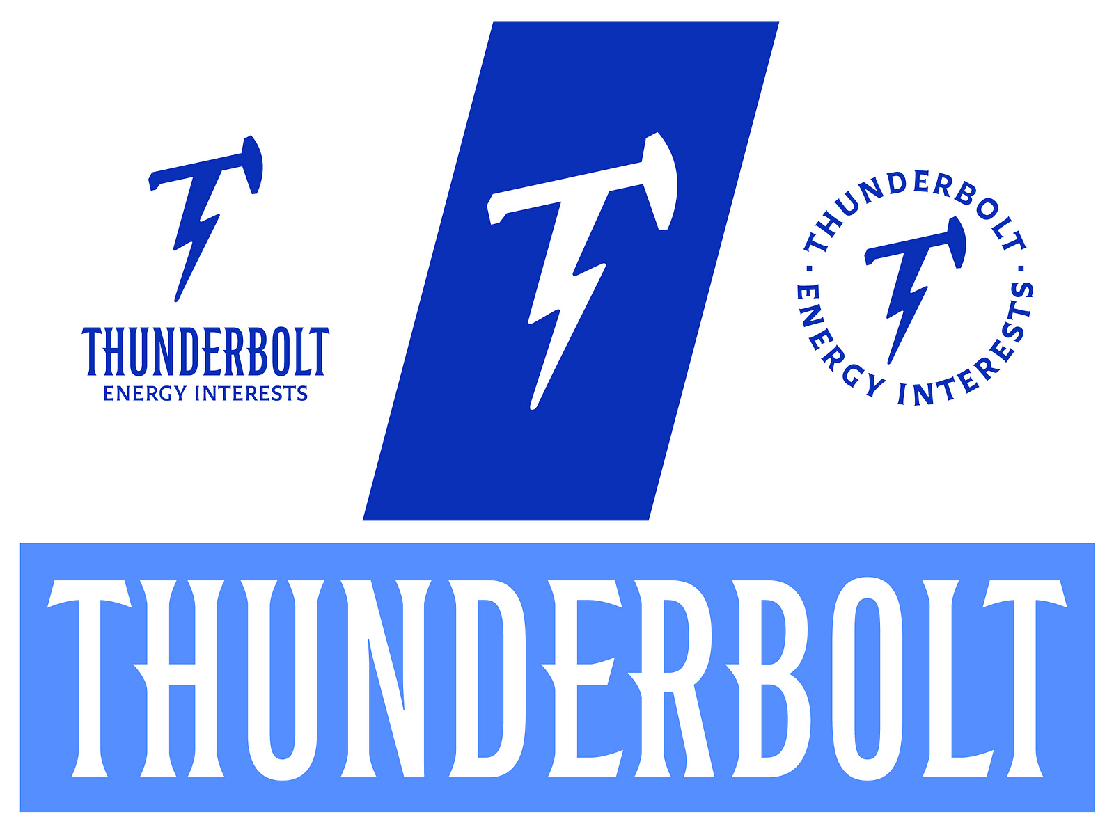 Thunderbolt Energy Logos by Lateral Design on Dribbble