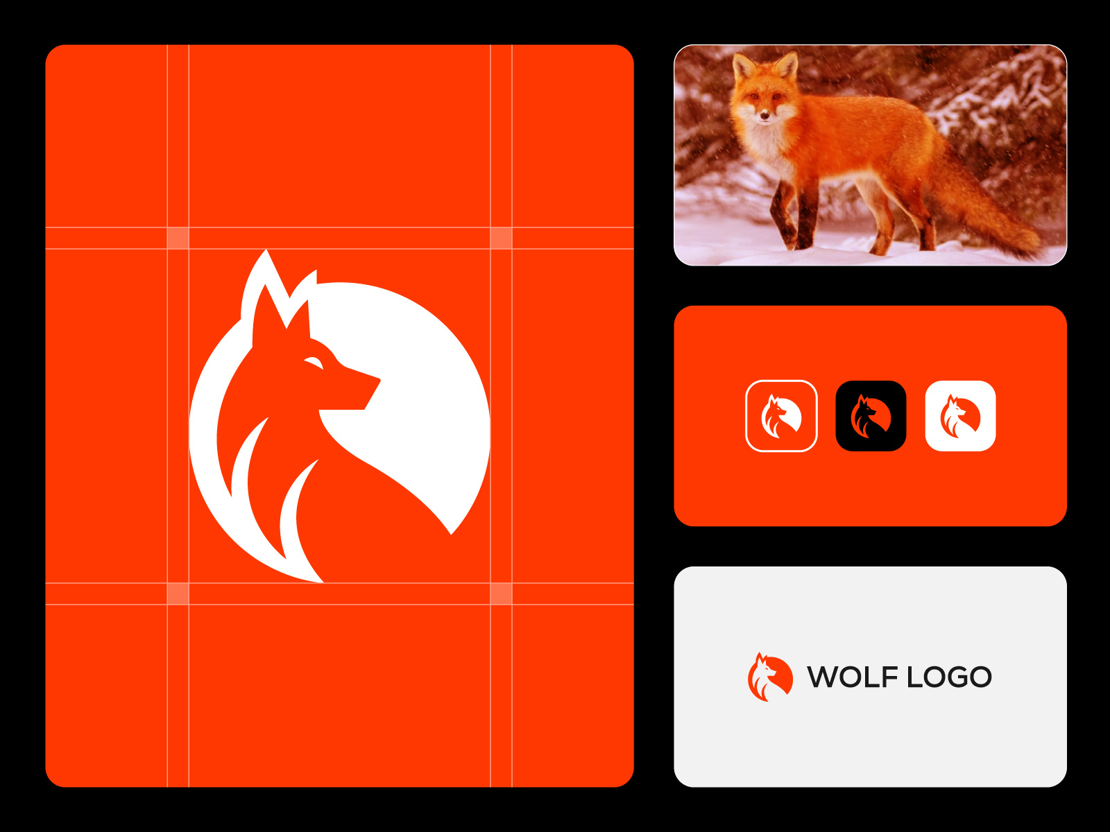 Wolf - Fox Logo - Smart & Bold Animal Symbol for Modern Brands by Atik ...