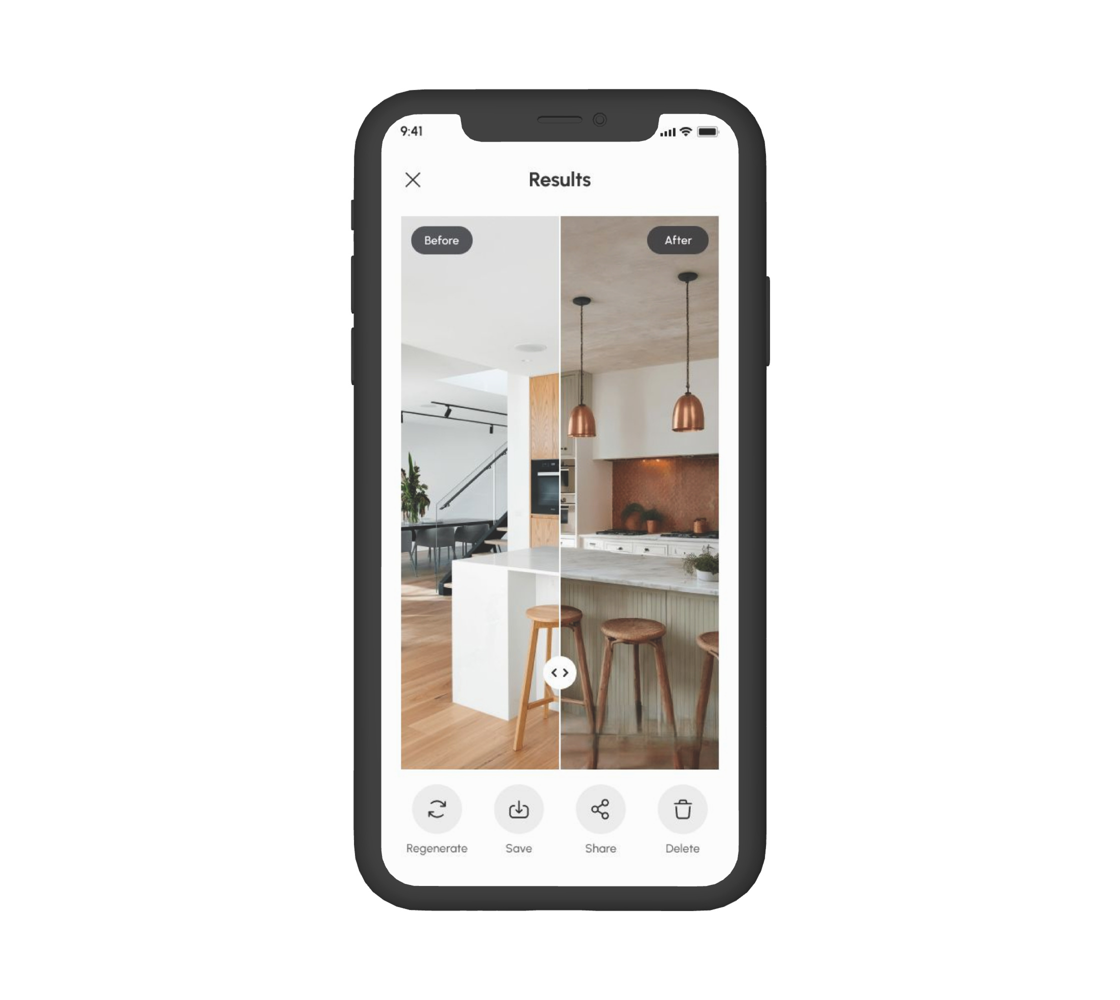 AI Interior Design App UI by Hassan Aljeshi on Dribbble