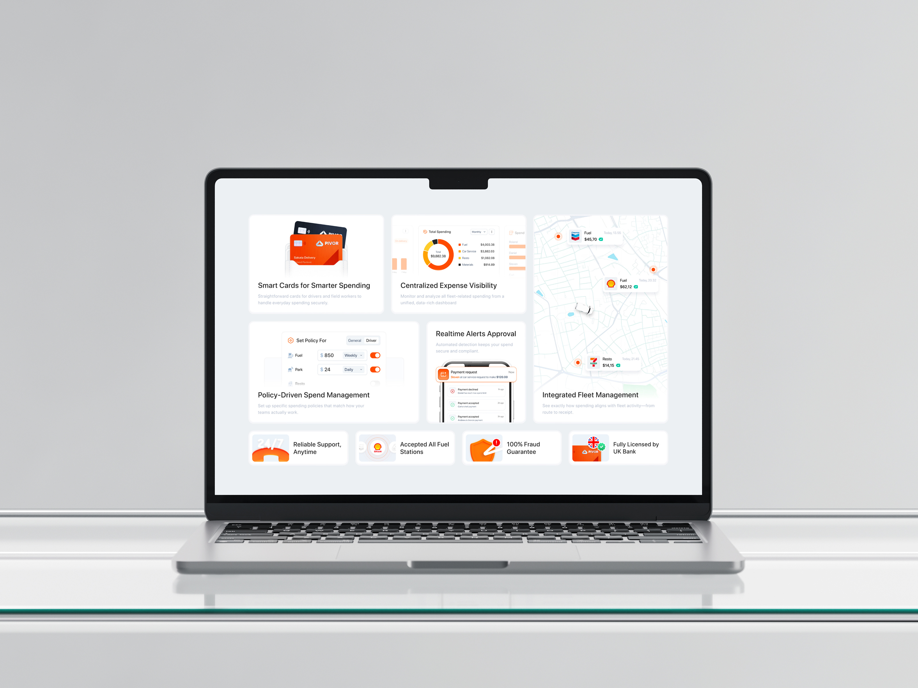 Pivor - Fleet Management Fintech Components by Dipa Product for Dipa Inhouse on Dribbble