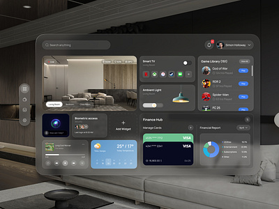 Smart Home Control Hub – Unified Dashboard UI by Bimble on Dribbble