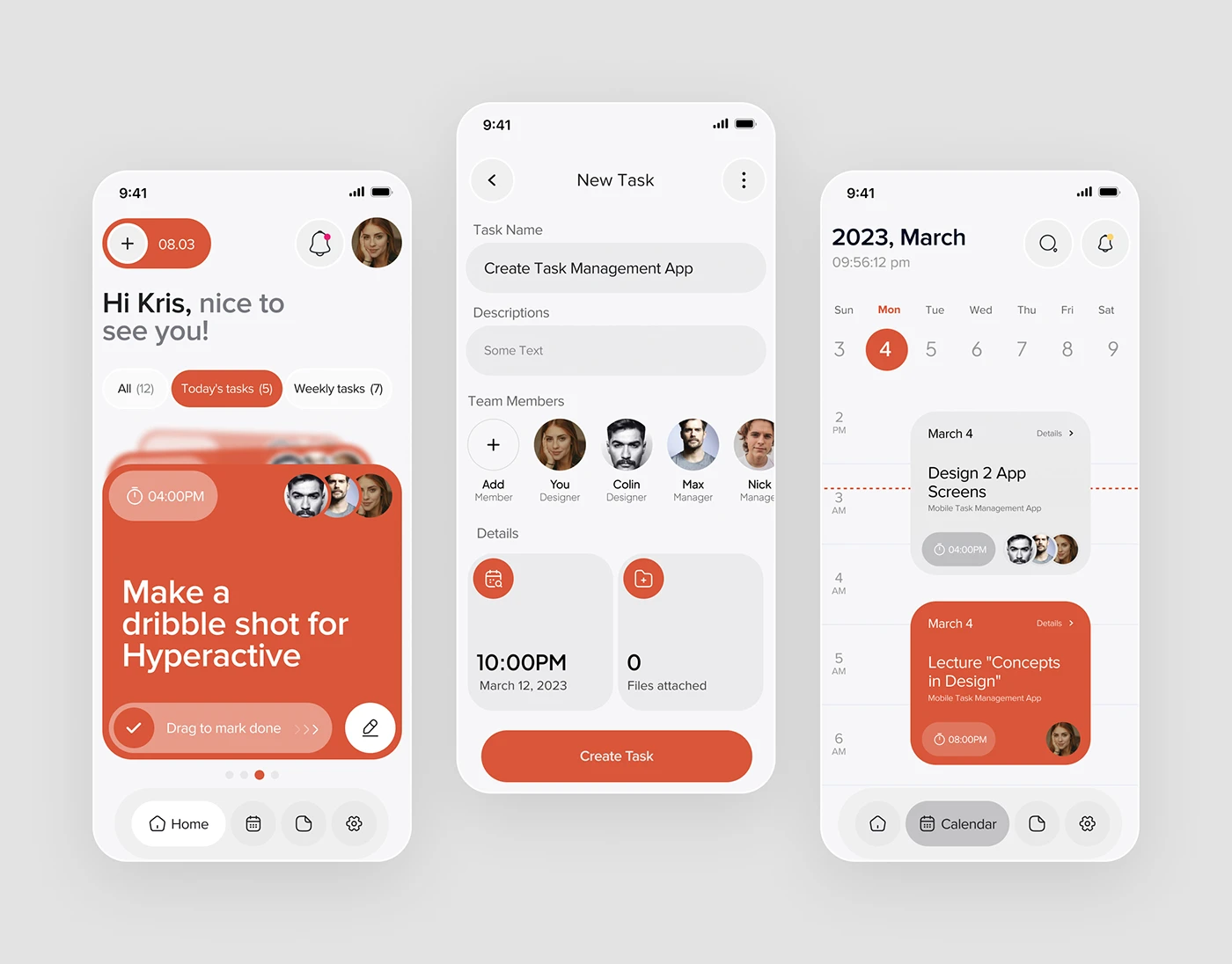 Task Manager App UI Design by Abdullah Al Mubin on Dribbble