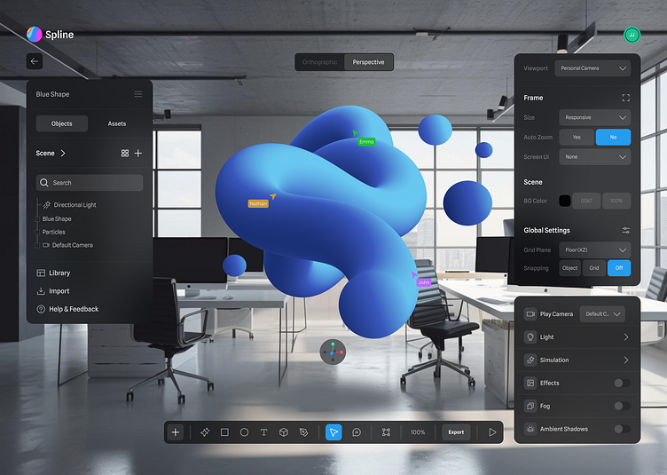 Spline in AR: Bring your 3D Projects to Life by Aurélien Salomon UX for Orizon: UI/UX Design ...