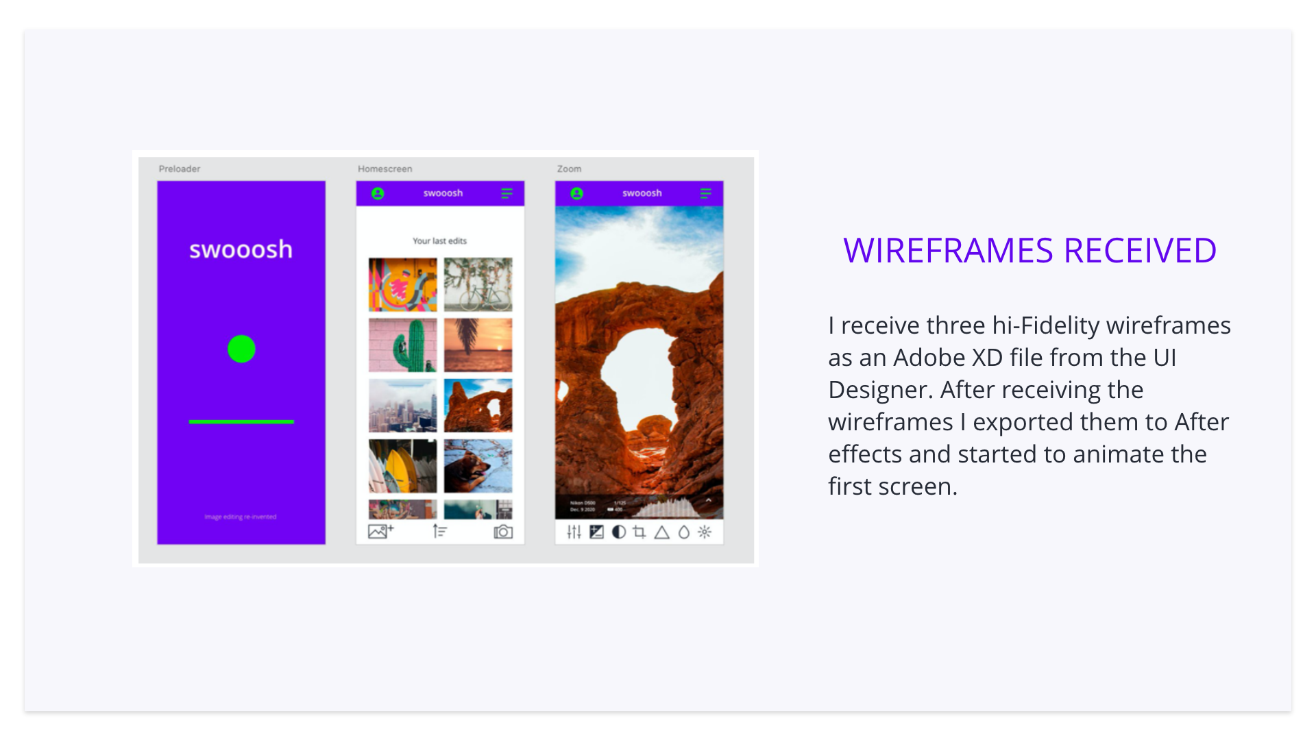 Swooosh App Case Study & Animation by Katie Hitchcock on Dribbble