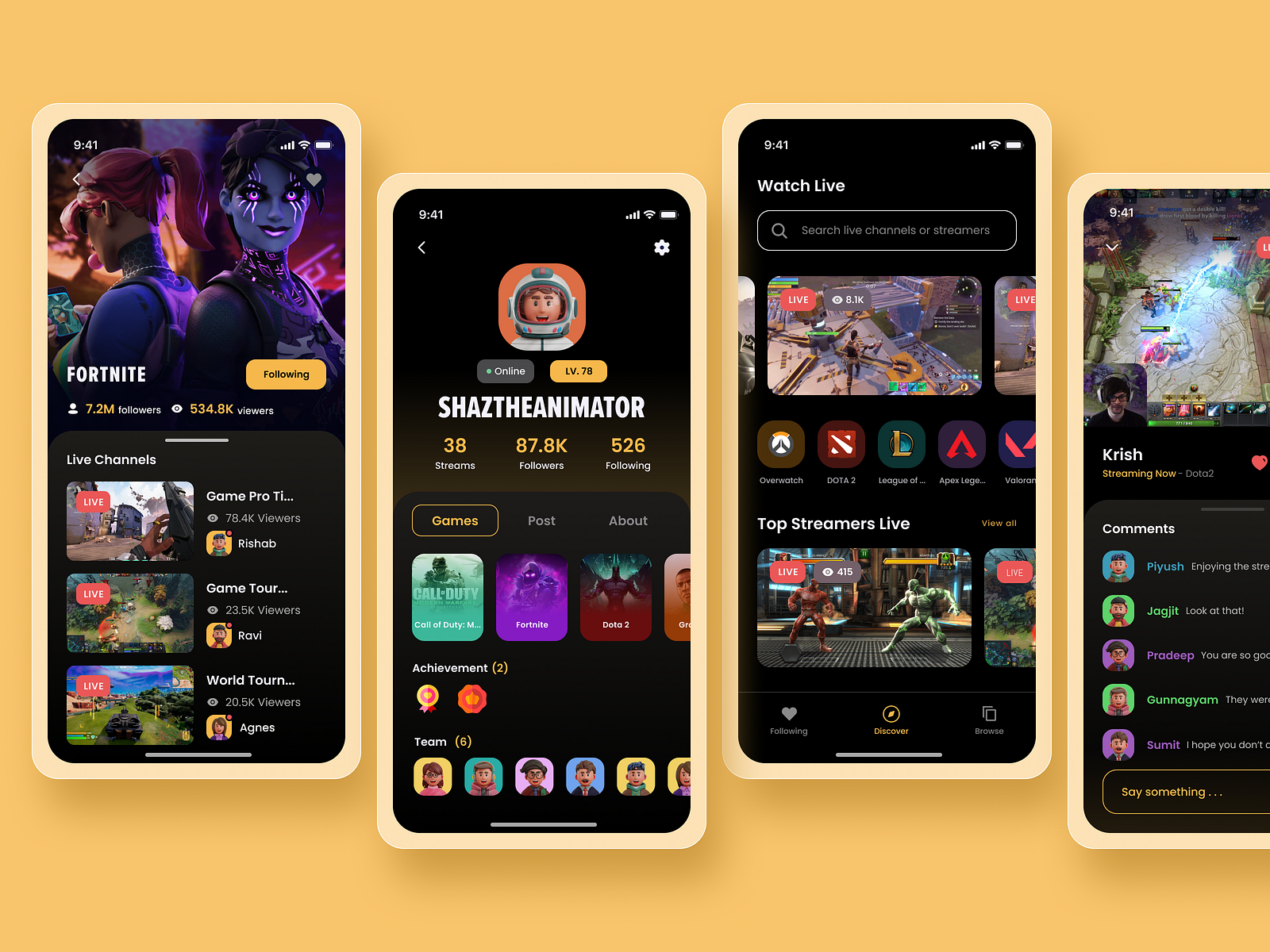 Fortnite Game Mobile ReDesign by VADADA CHARAN on Dribbble
