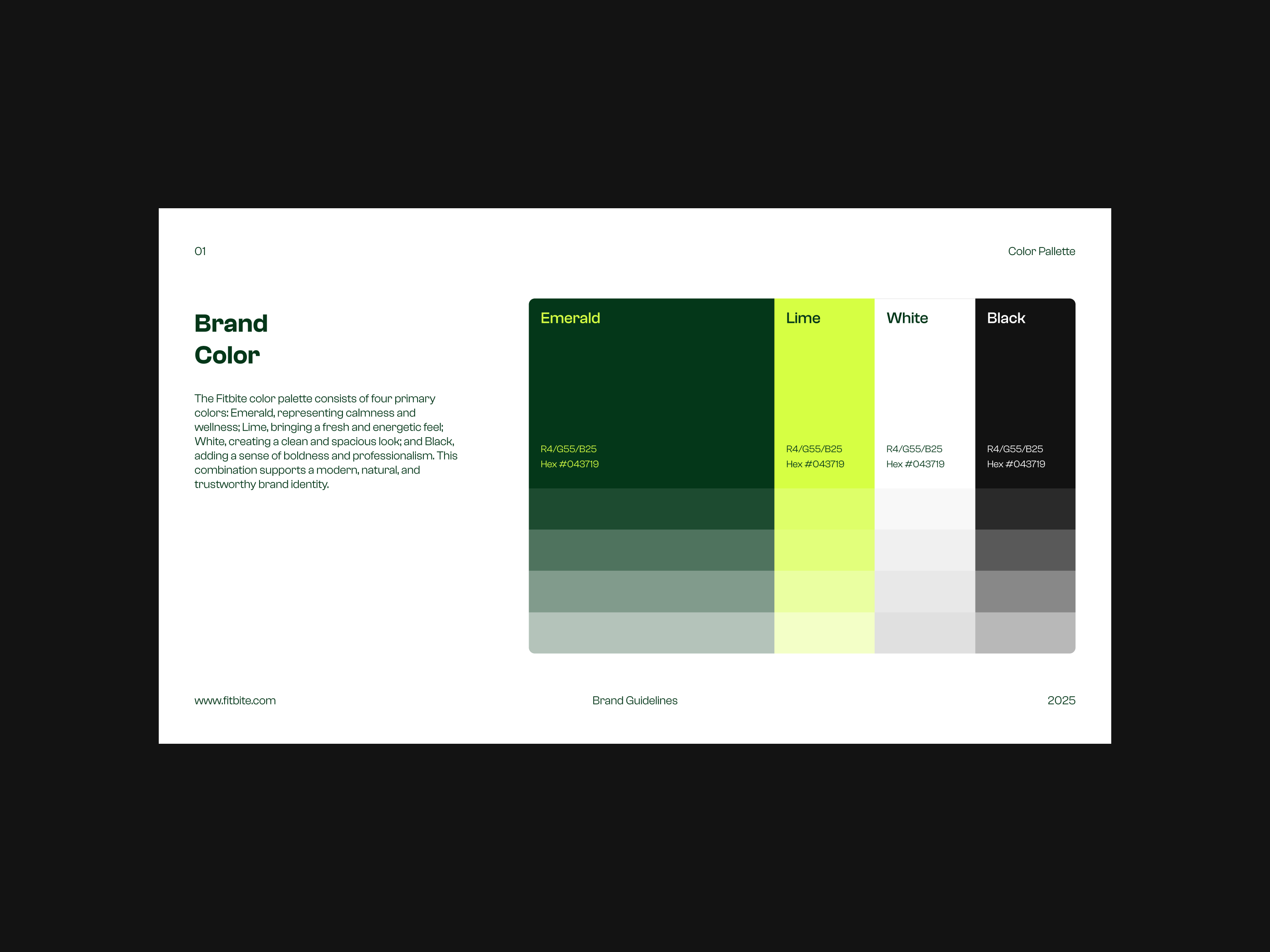 Fitbite - Brand Guidelines by Nija Branding for Nija Works on Dribbble