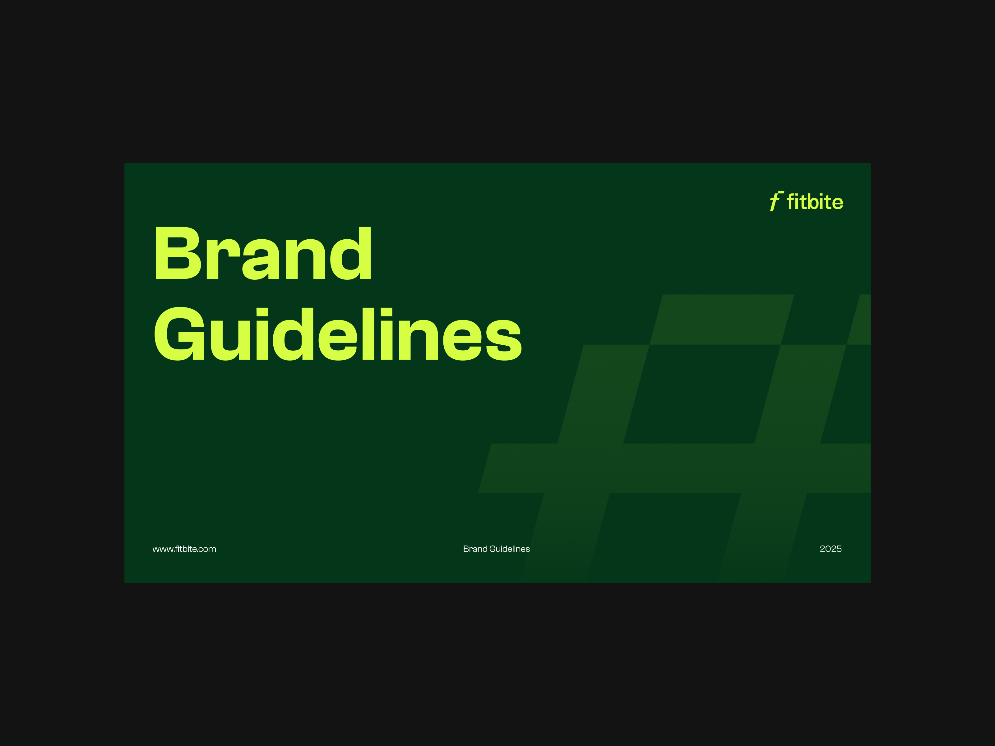 Fitbite - Brand Guidelines by Nija Branding for Nija Works on Dribbble