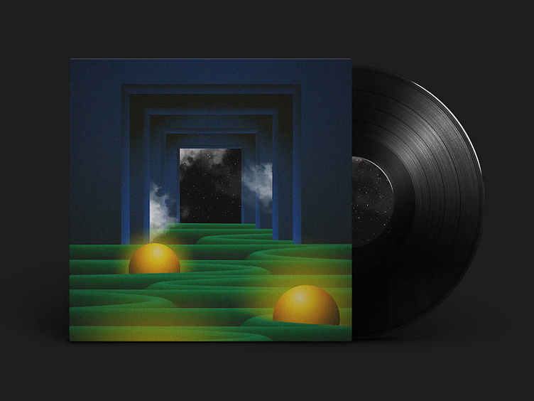 Abstract Album Cover by Mikael Forsström on Dribbble