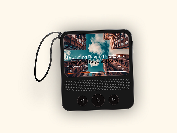 Tiny Music Player by Adeeba M on Dribbble