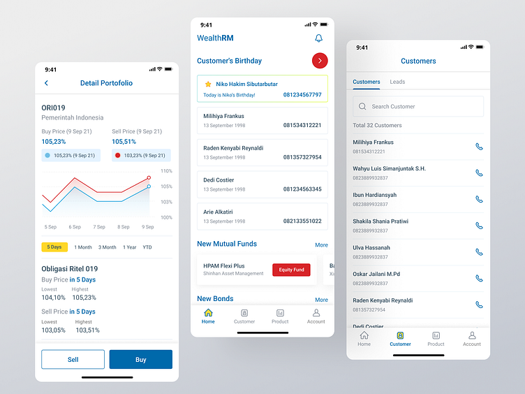 Wealth RM - Mobile Fintech App Design by Miawmiaw on Dribbble